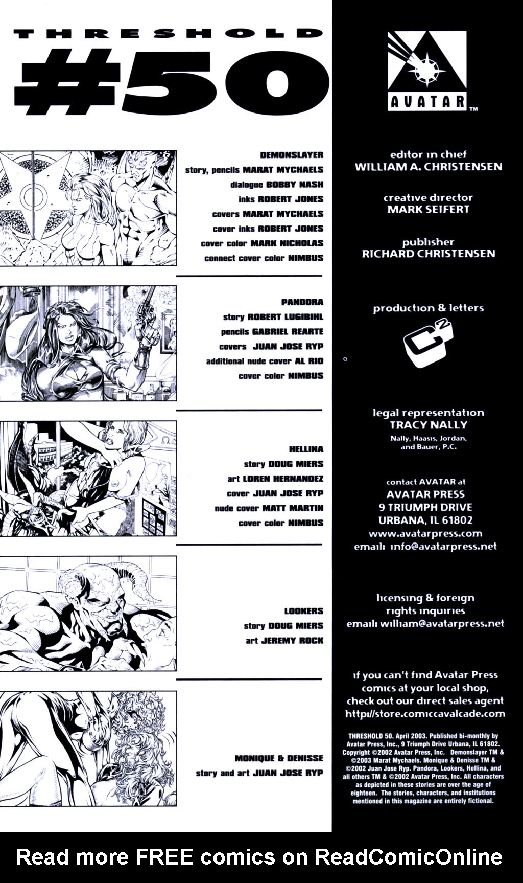 Read online Threshold (1998) comic - Issue #50