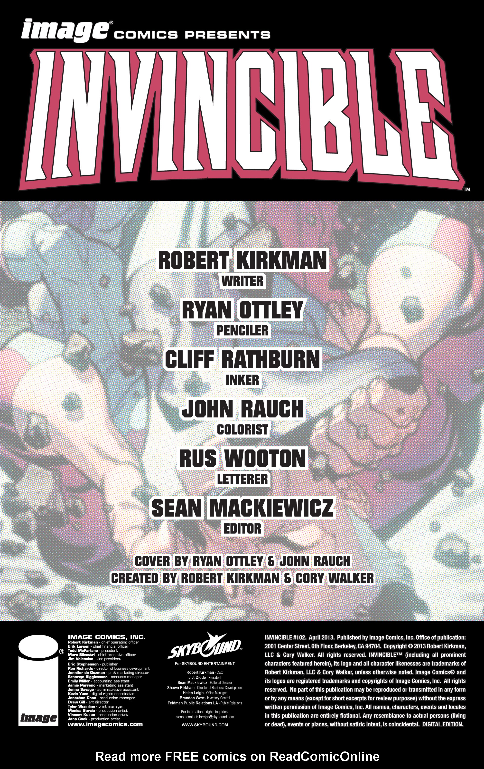 Read online Invincible comic - Issue #102