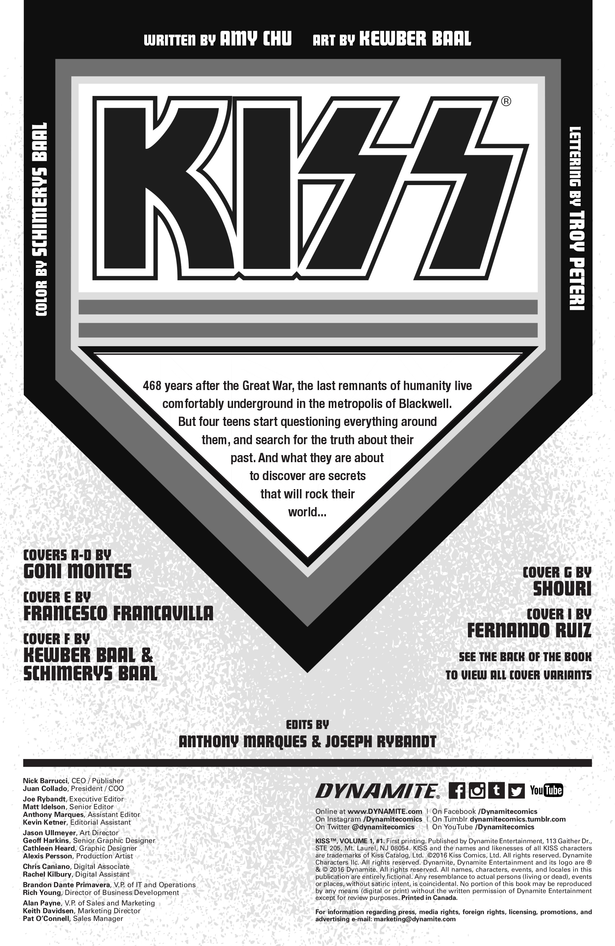 Read online KISS comic - Issue #1