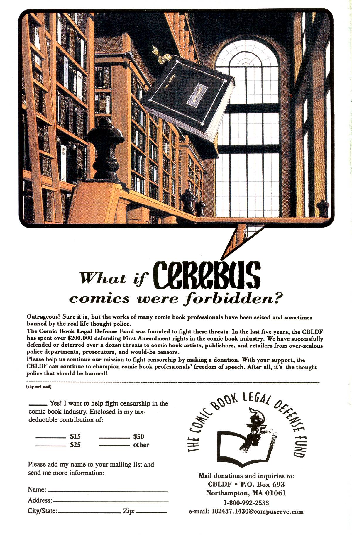 Read online Cerebus comic - Issue #218