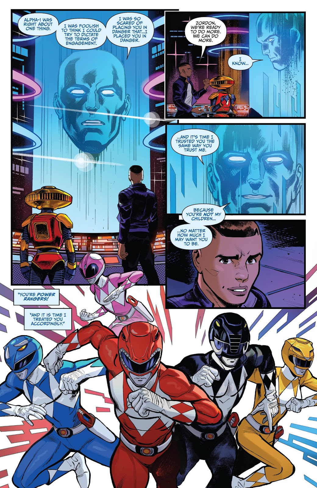 Read online Saban's Go Go Power Rangers: Forever Rangers comic - Issue ...