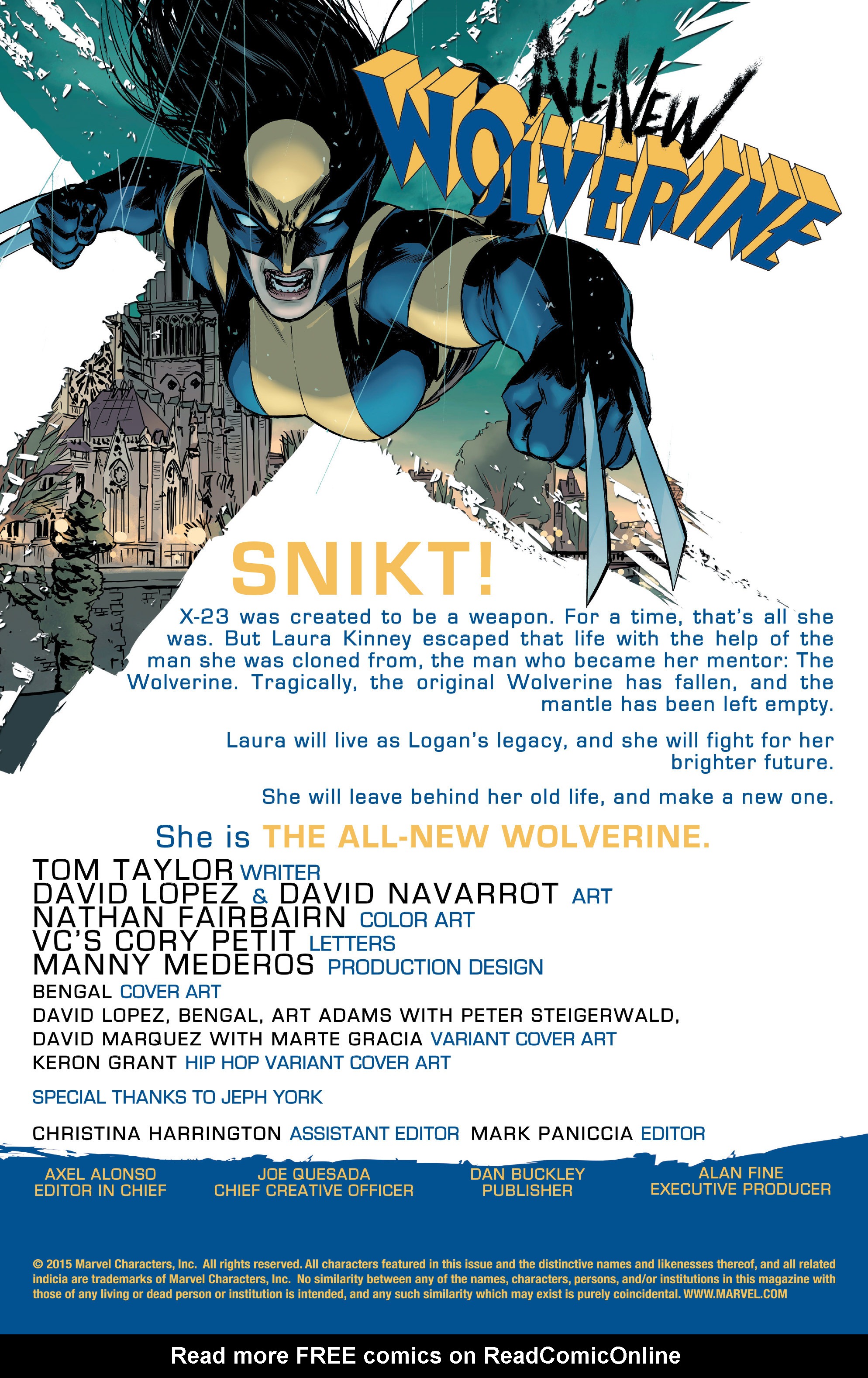 Read online All-New Wolverine (2016) comic - Issue #1