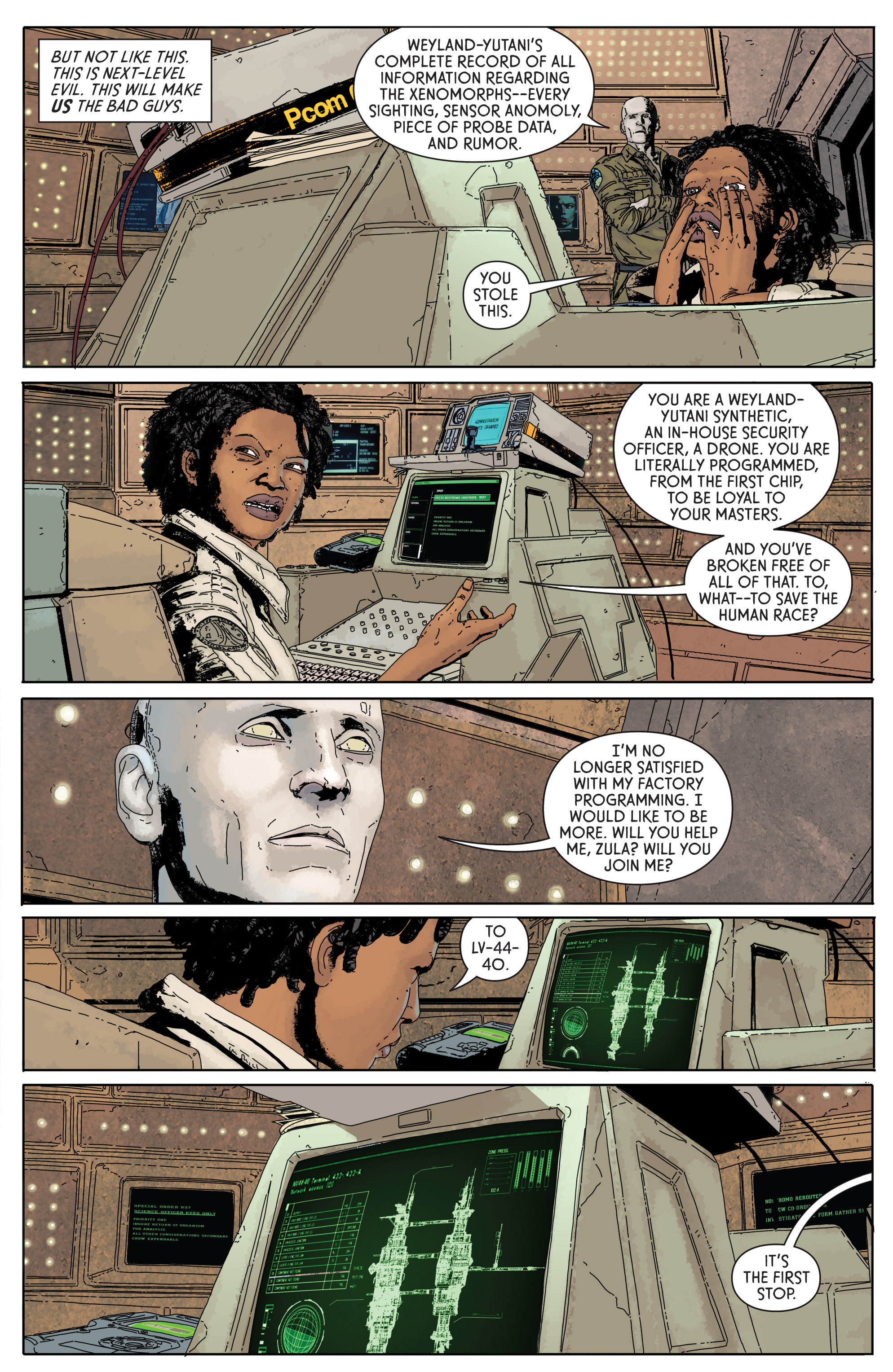 Read online Aliens: Defiance comic - Issue #1