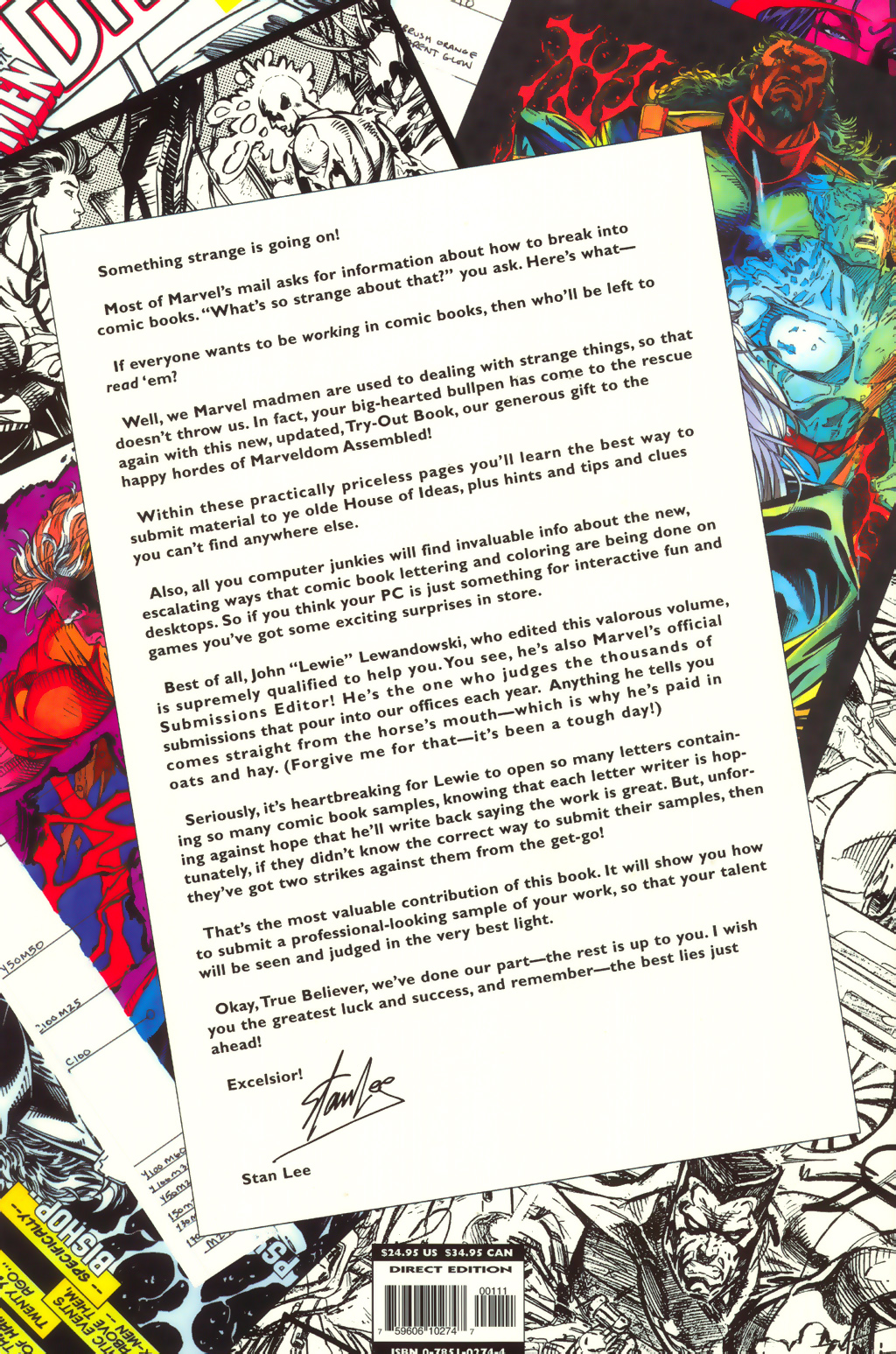 Read online The New Official Marvel Try-Out Book comic - Issue # Full