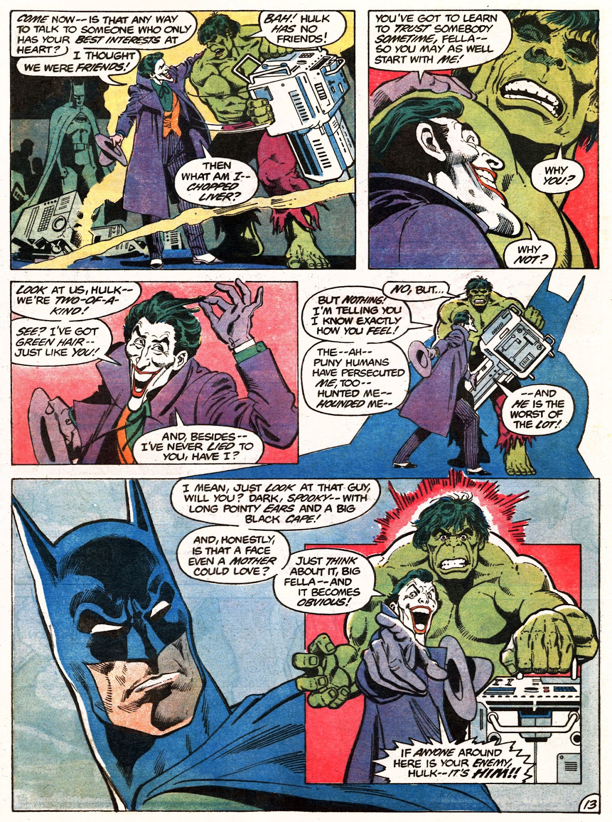 Batman vs. The Incredible Hulk | Read All Comics Online For Free