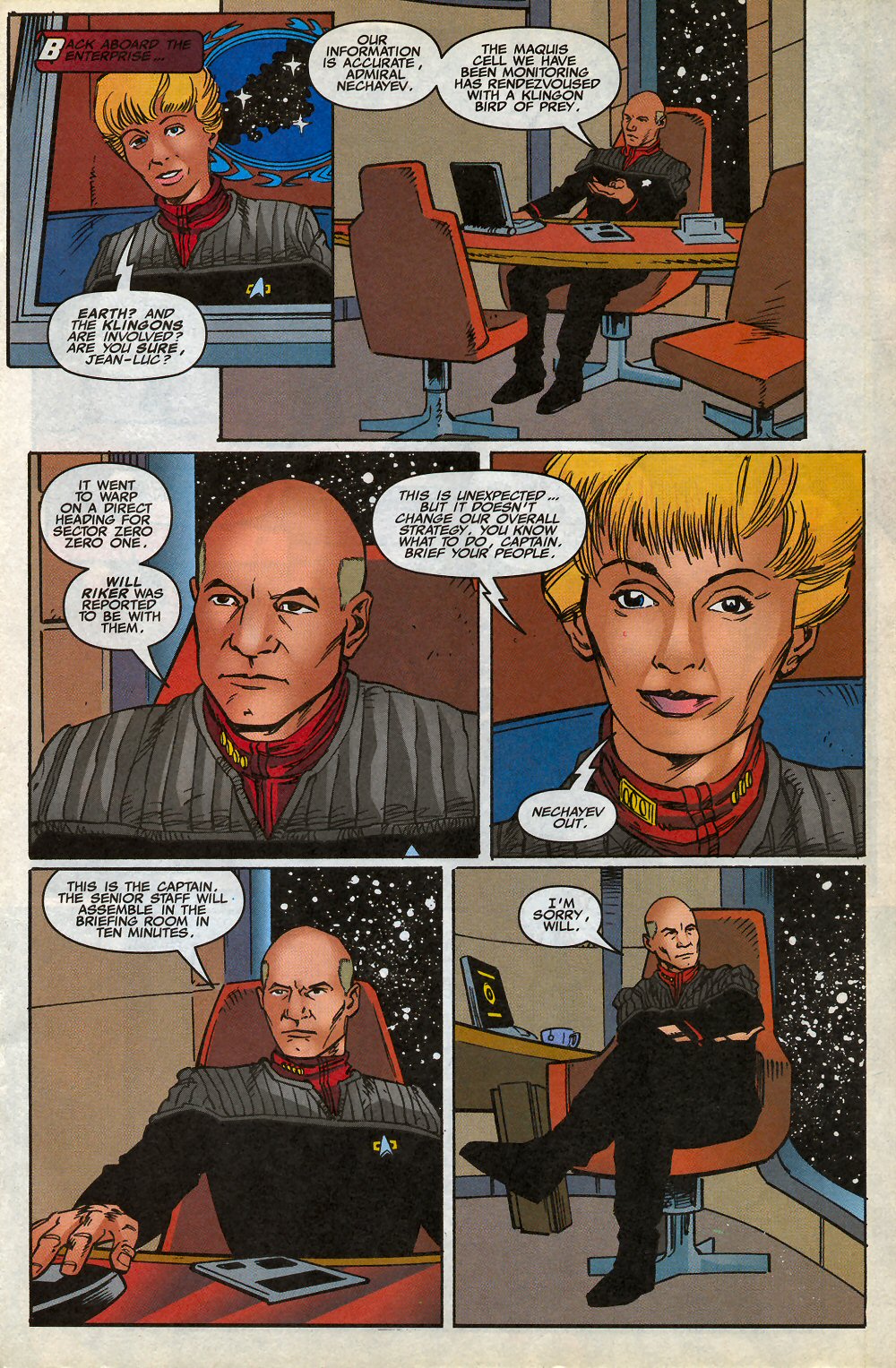 Read online Star Trek: The Next Generation - Riker comic - Issue # Full