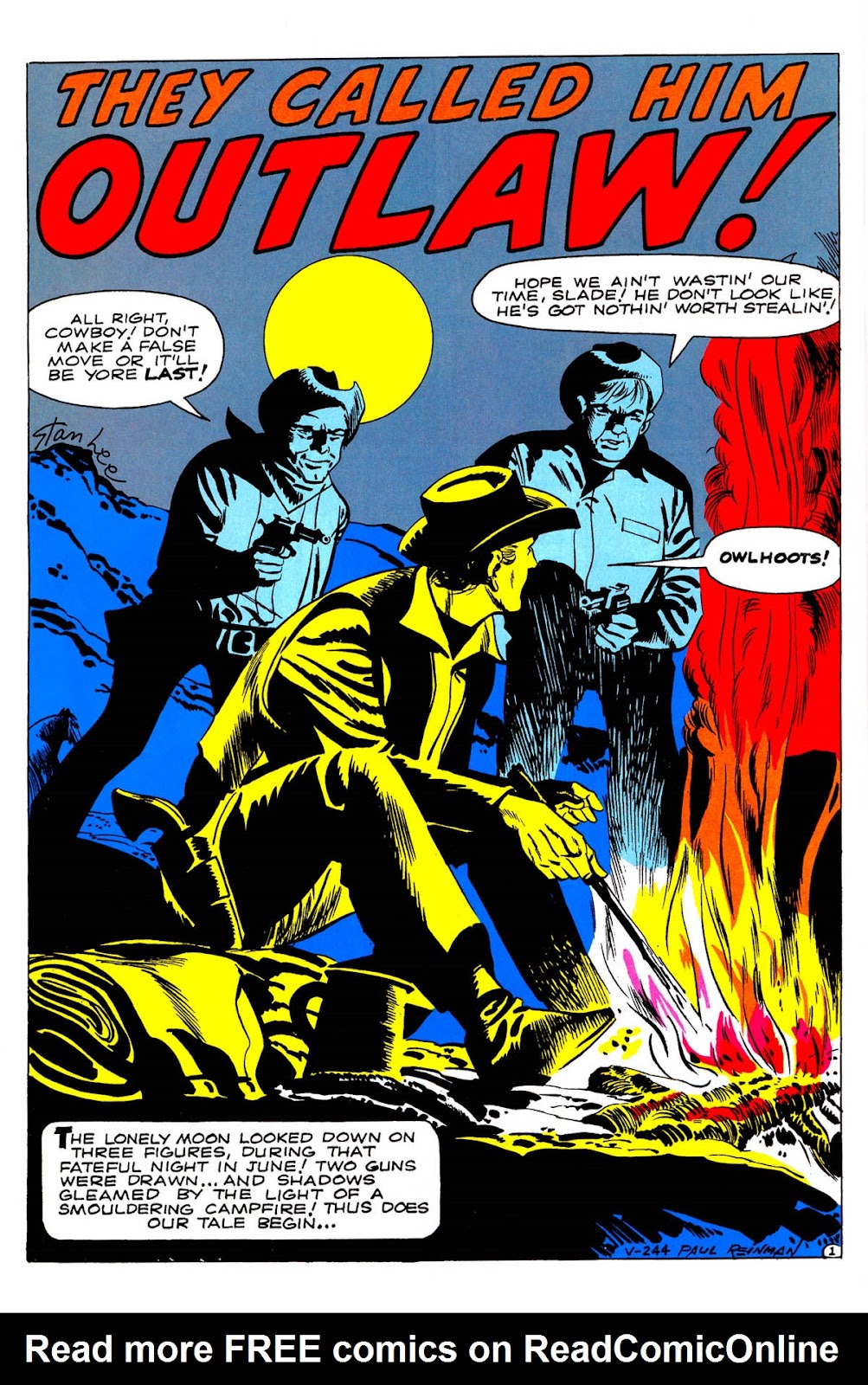 Read online Marvel Westerns: Outlaw Files comic - Issue #Marvel ...