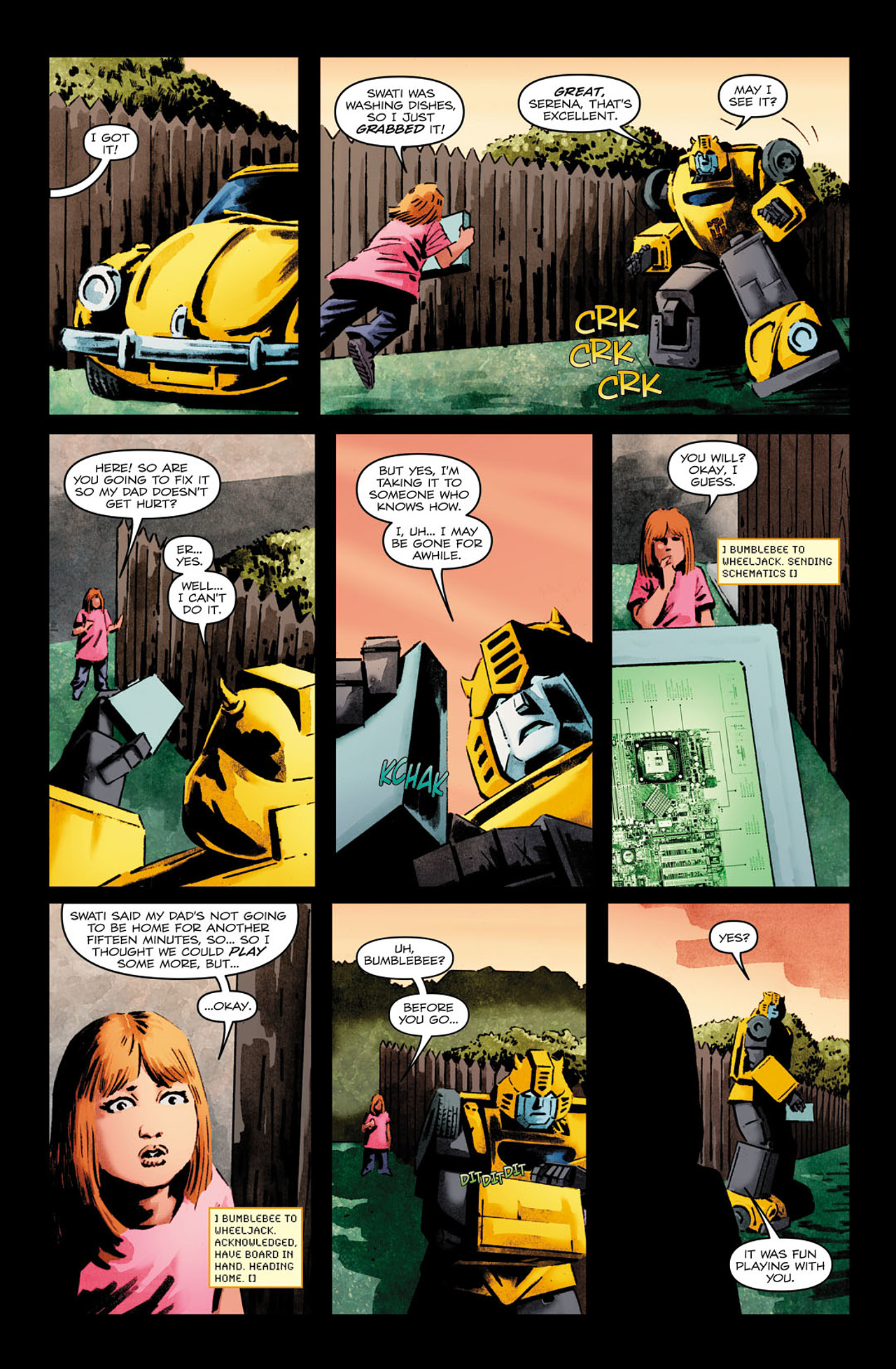 Read online The Transformers: Bumblebee comic - Issue #3