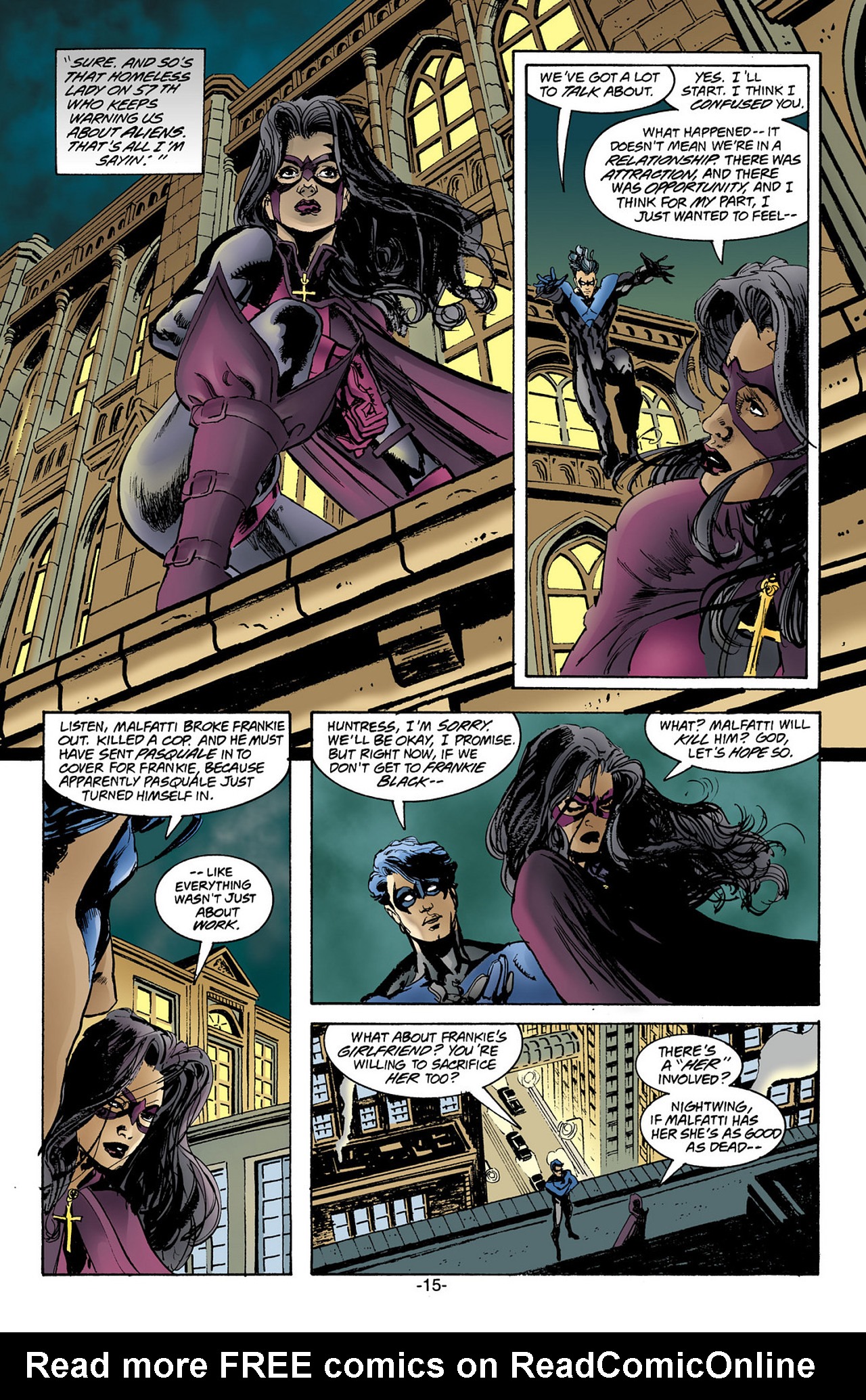 Read online Nightwing and Huntress comic - Issue #3