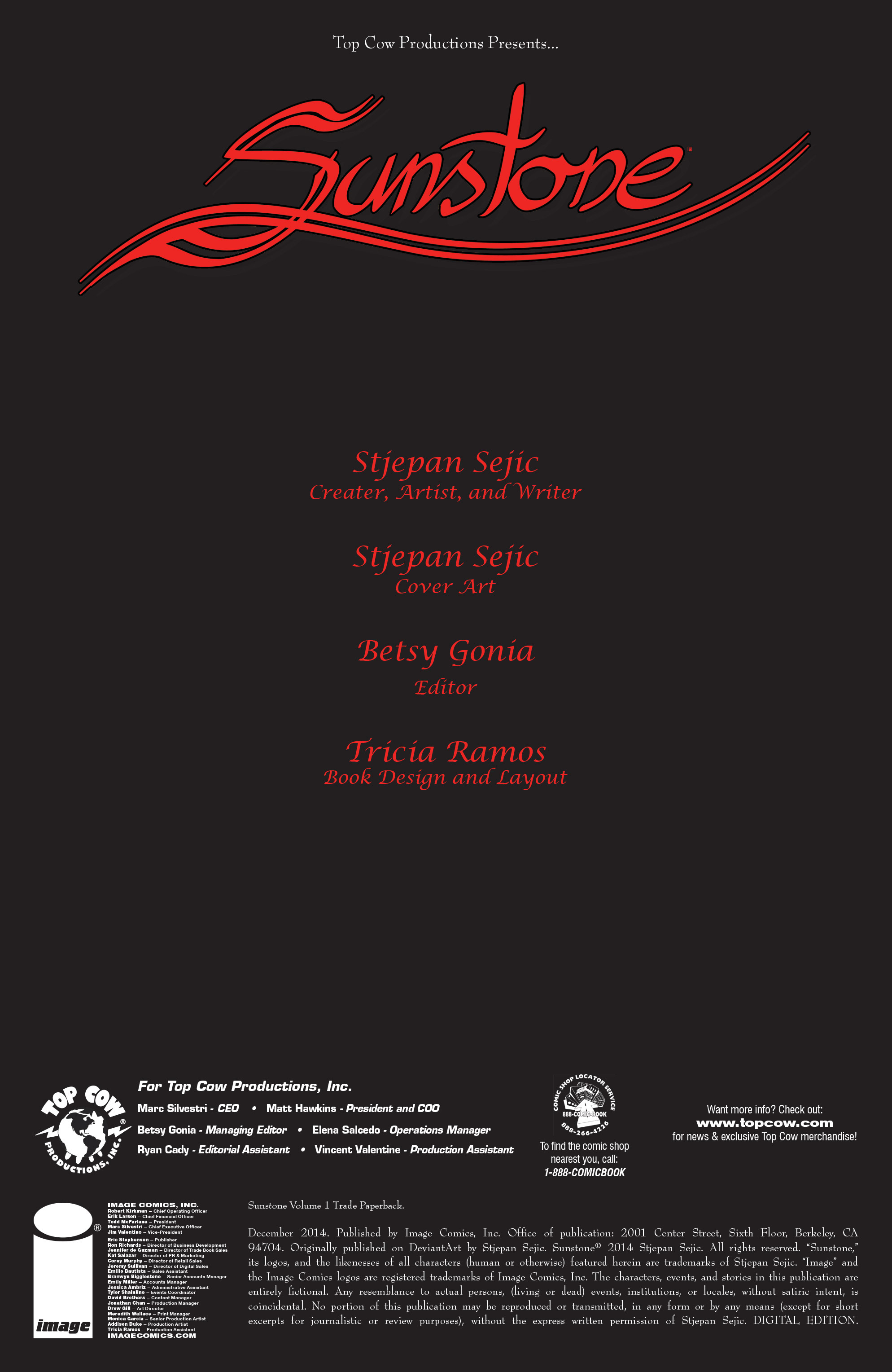 Read online Sunstone comic - Issue # TPB 1