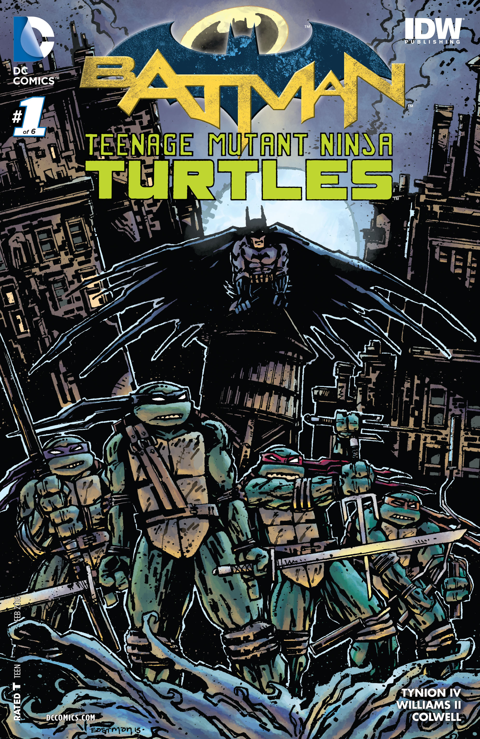 Read online Batman/Teenage Mutant Ninja Turtles comic - Issue #1