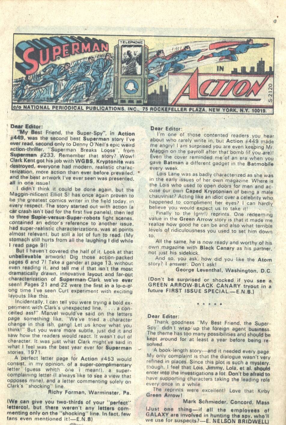 Read online Action Comics (1938) comic - Issue #453