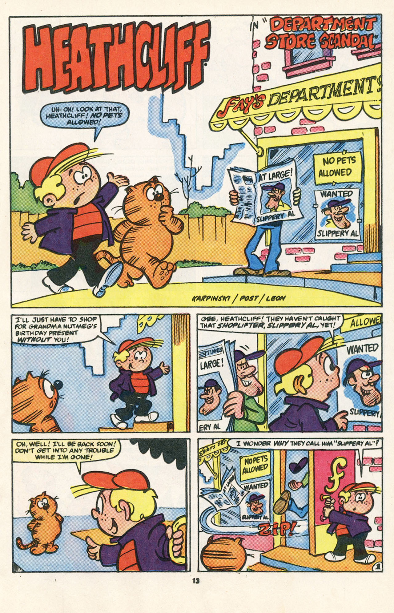 Read online Heathcliff comic - Issue #34