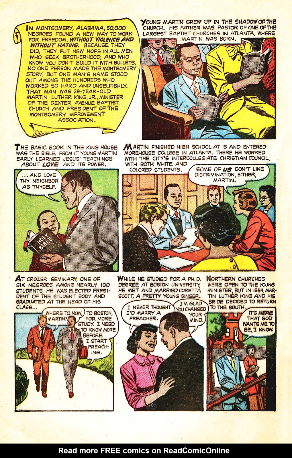 Read online Martin Luther King and the Montgomery Story comic - Issue ...