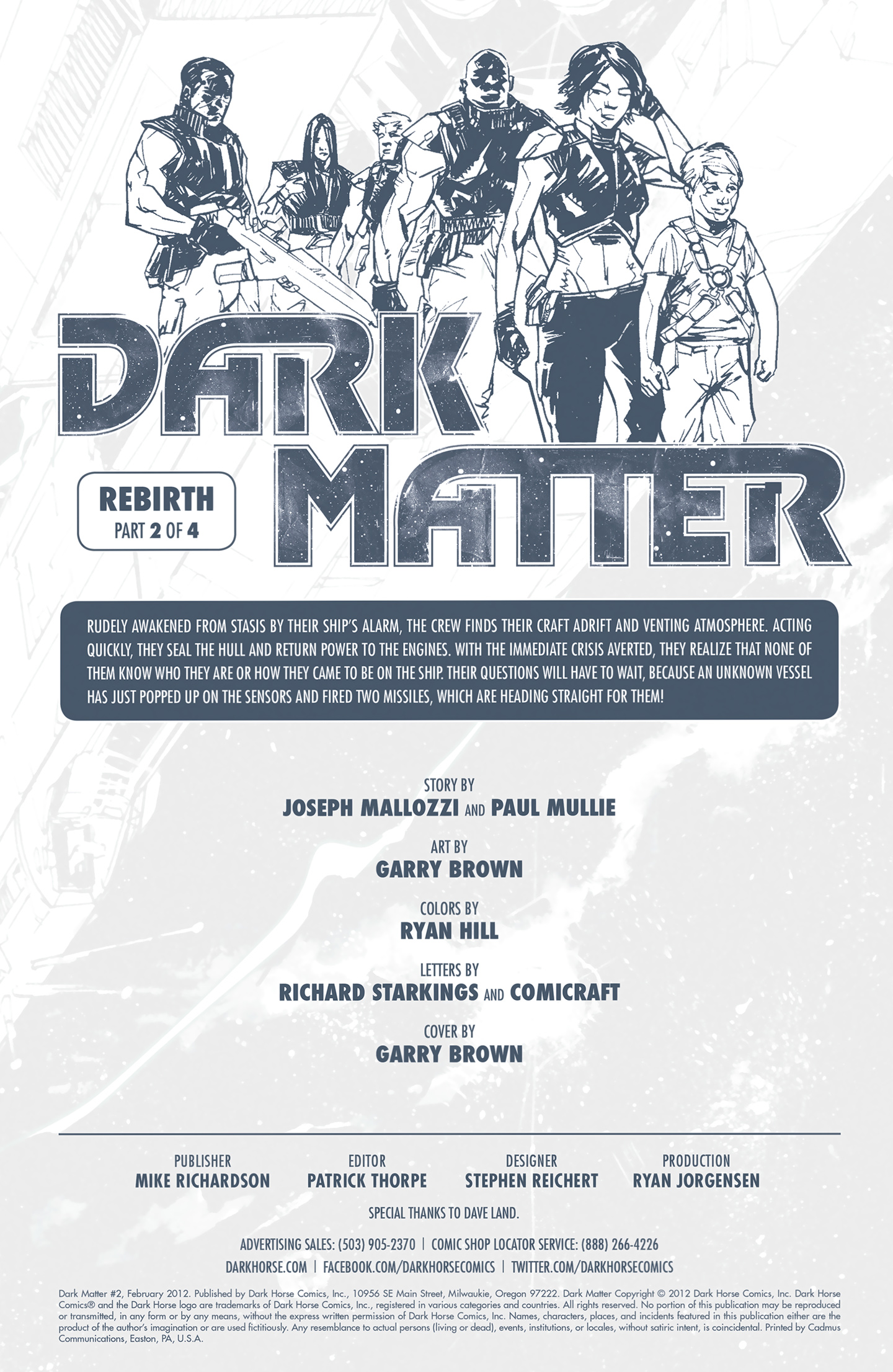 Read online Dark Matter comic - Issue #2
