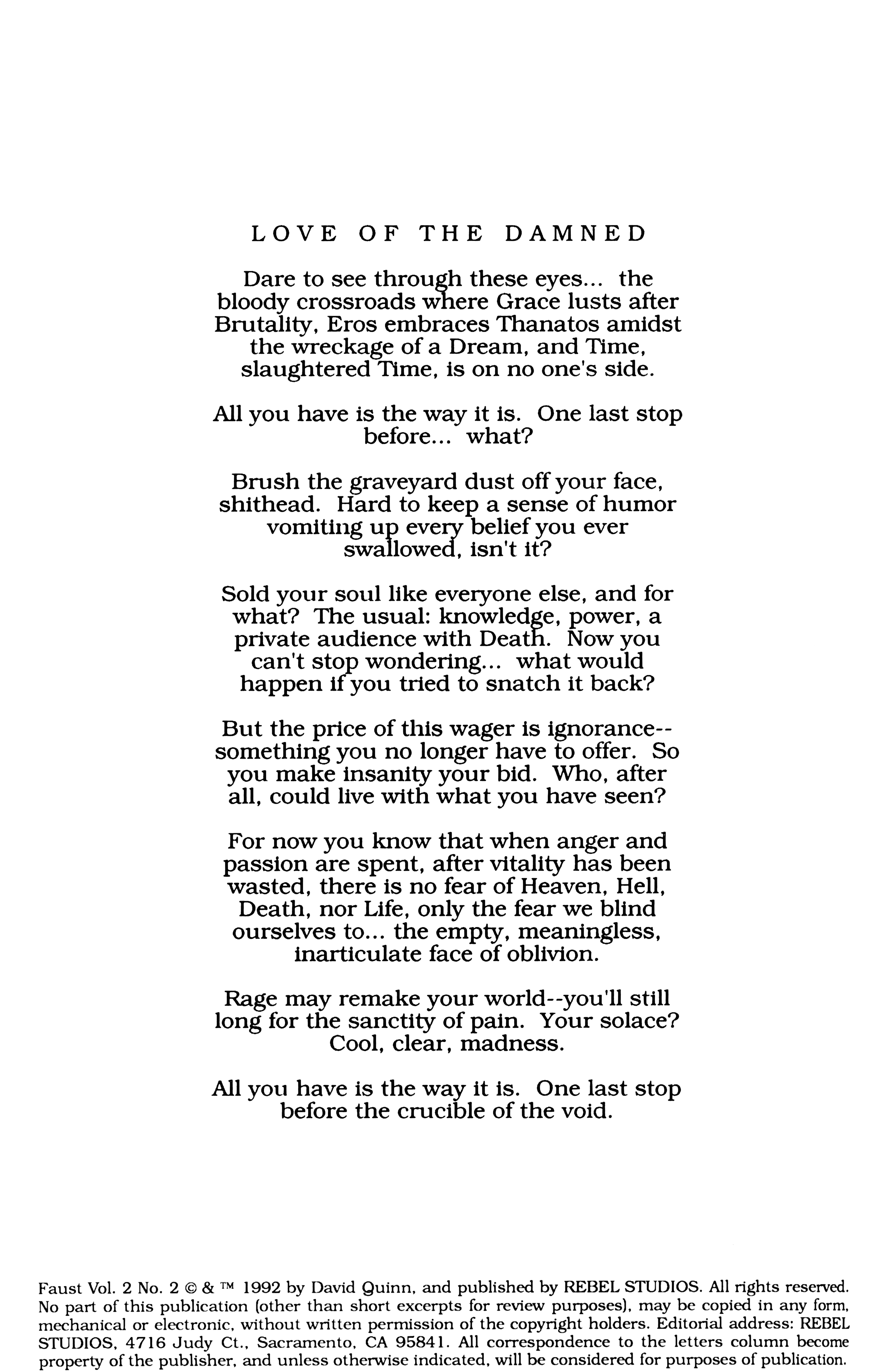 Read online Faust comic - Issue #2