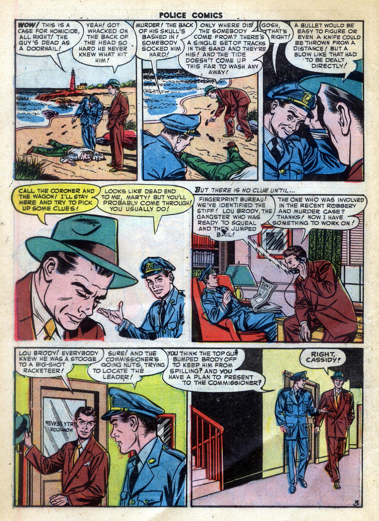 Read online Police Comics comic - Issue #112