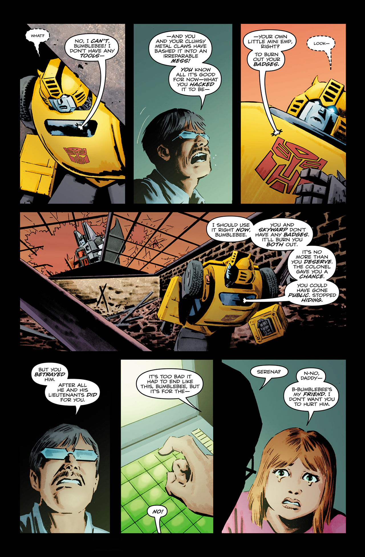 Read online The Transformers: Bumblebee comic - Issue #4