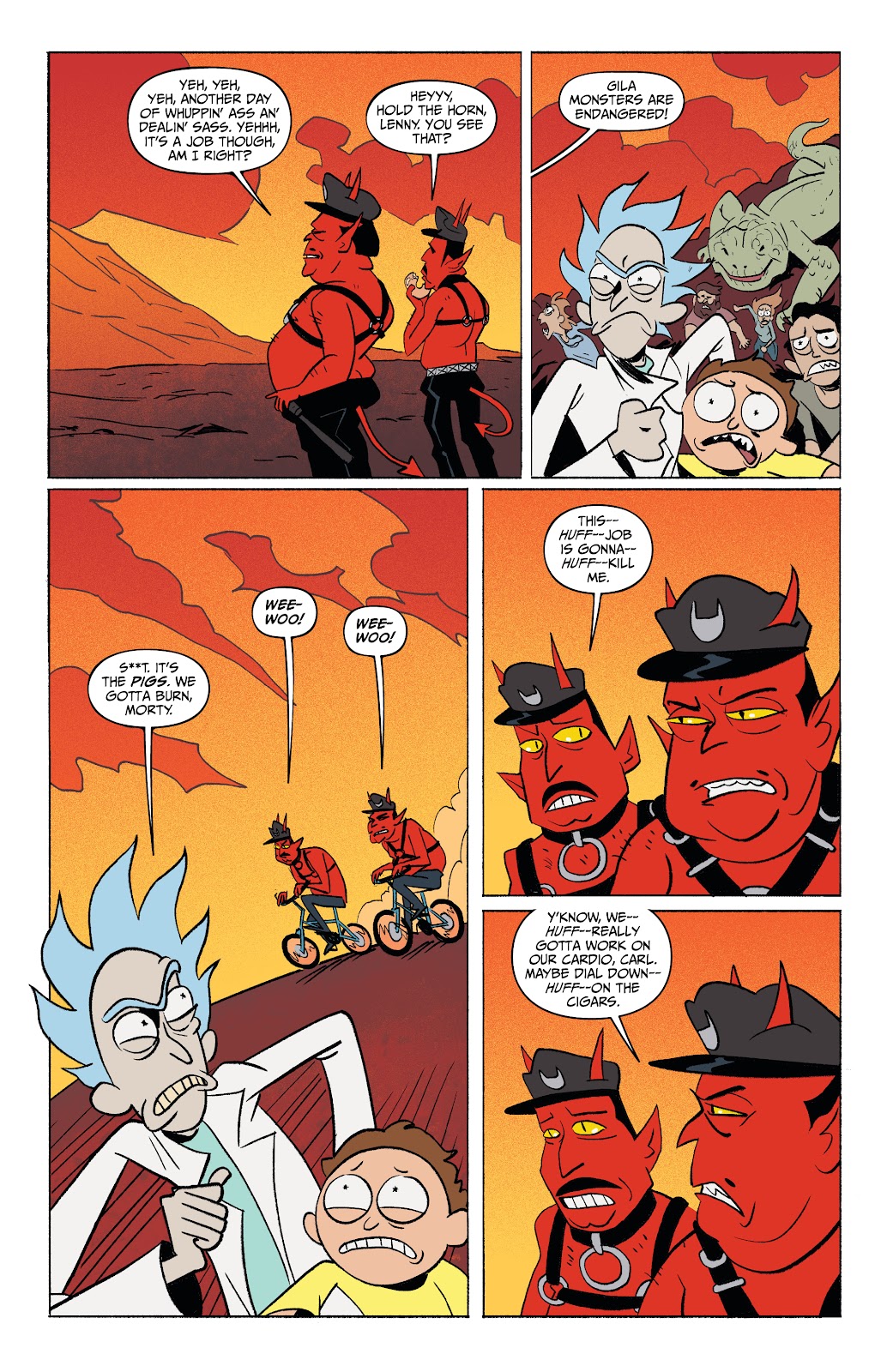 Read online Rick and Morty: Go to Hell comic - Issue #1