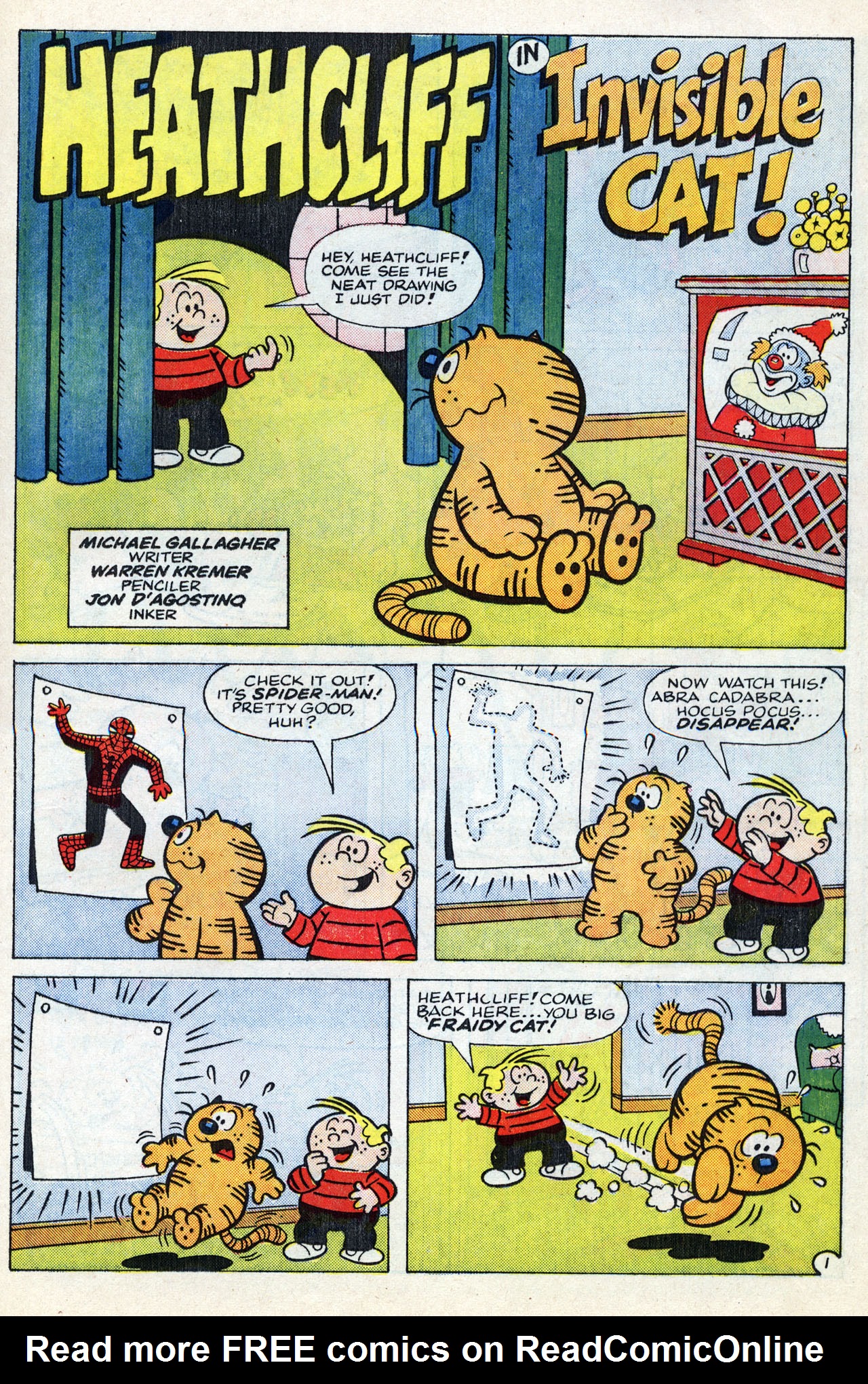 Read online Heathcliff comic - Issue #11