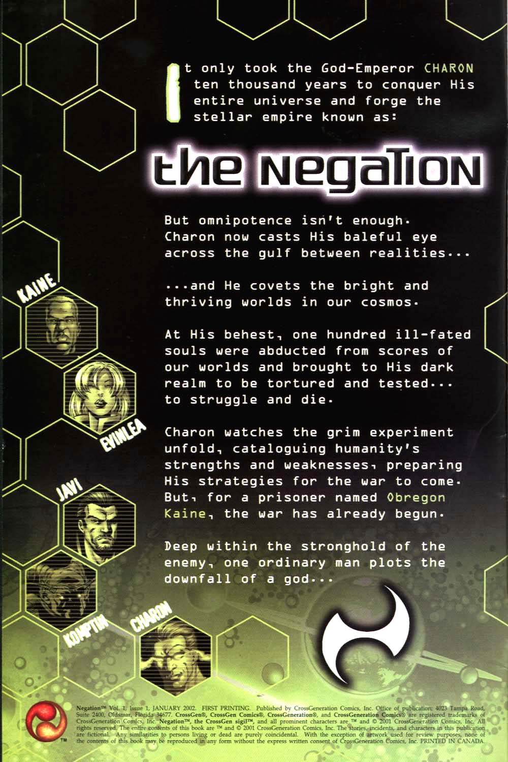Read online Negation comic - Issue #1