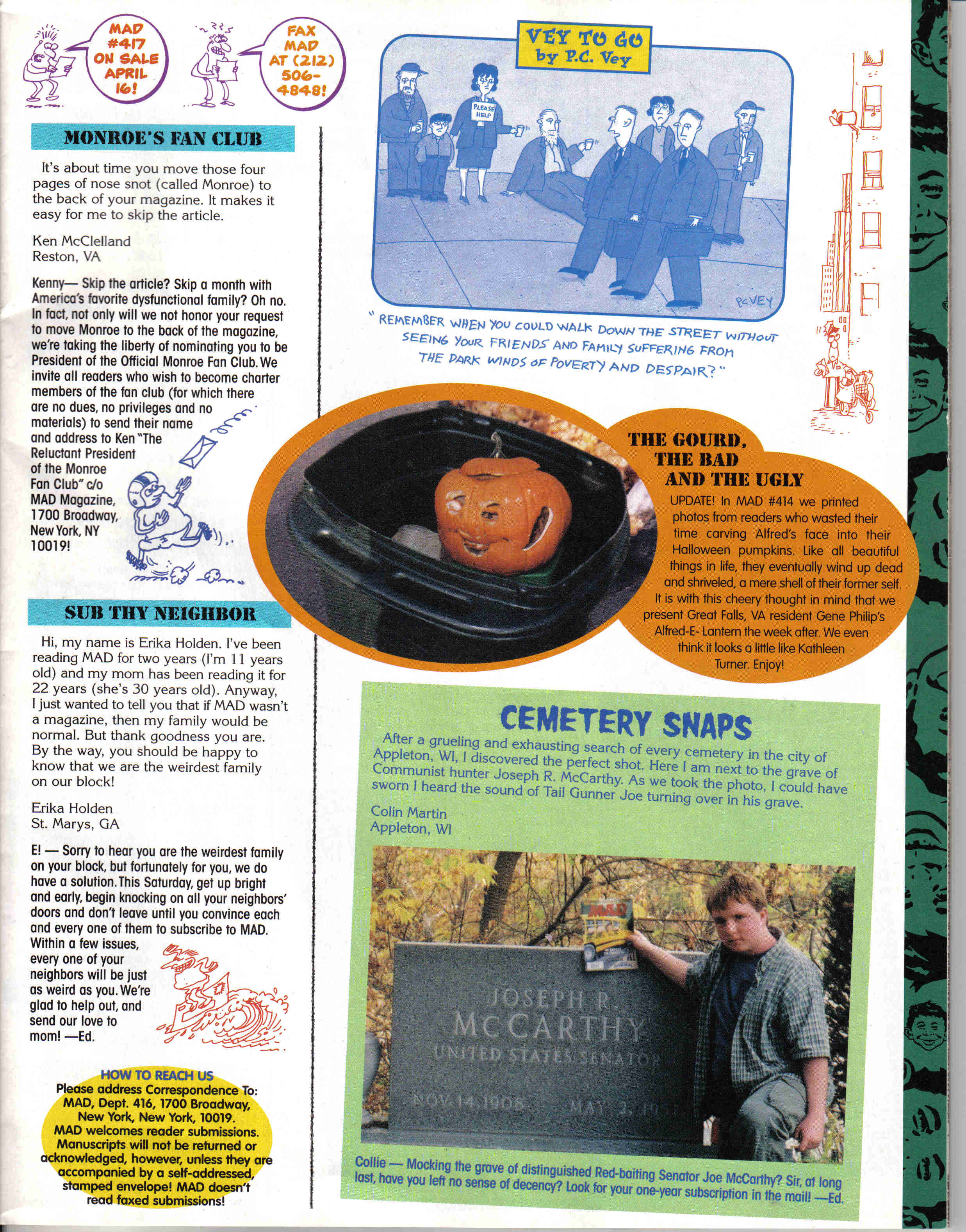 Read online MAD comic - Issue #416