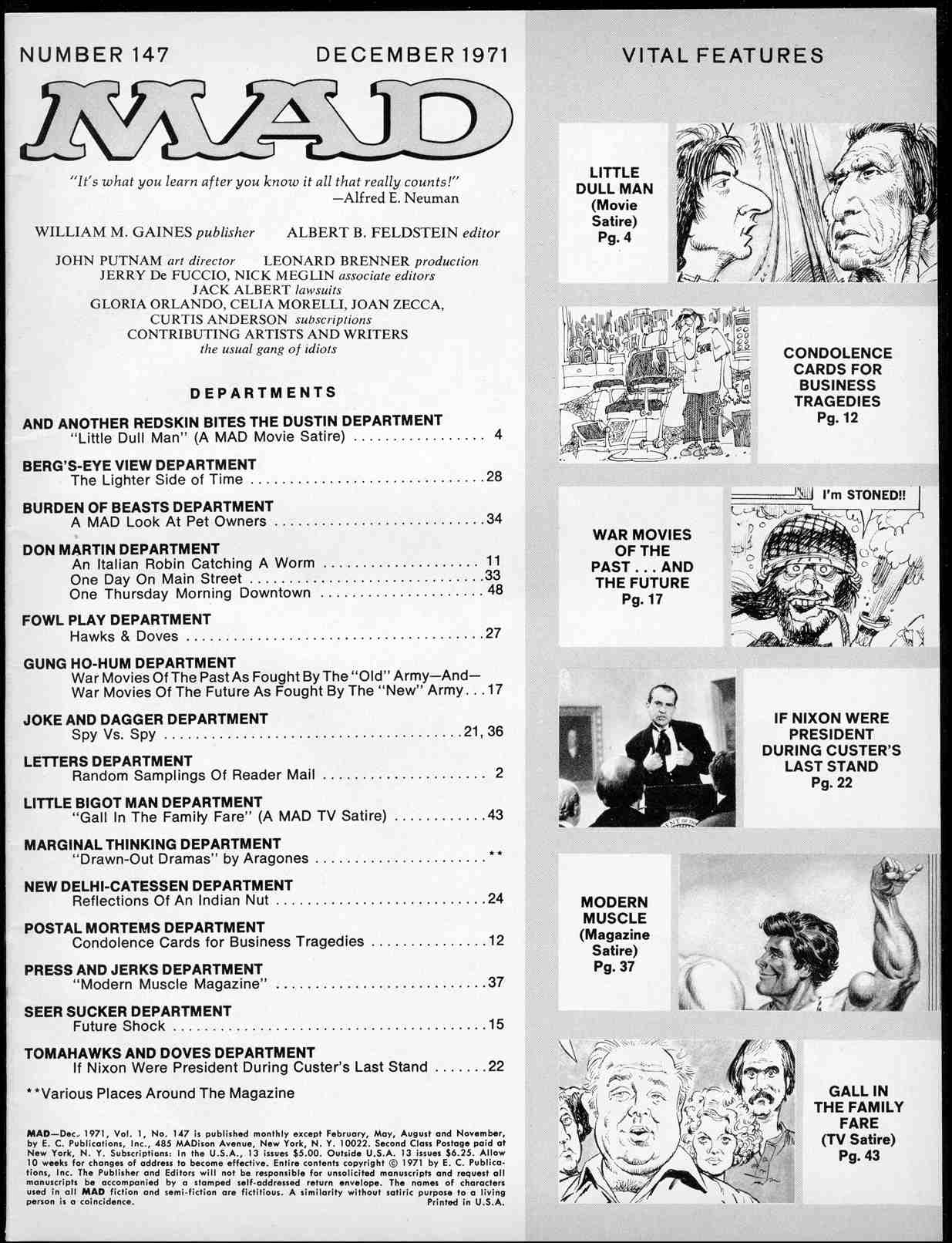 Read online MAD comic - Issue #147