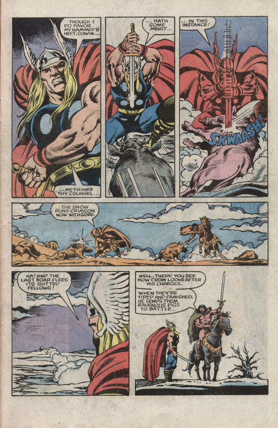 Read online What If? (1977) comic - Issue #39 - Thor battled conan