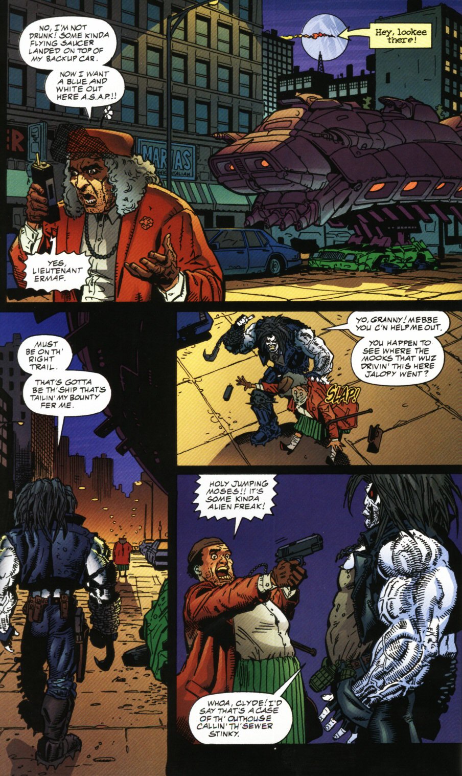 Read online Lobo/Mask comic - Issue #1