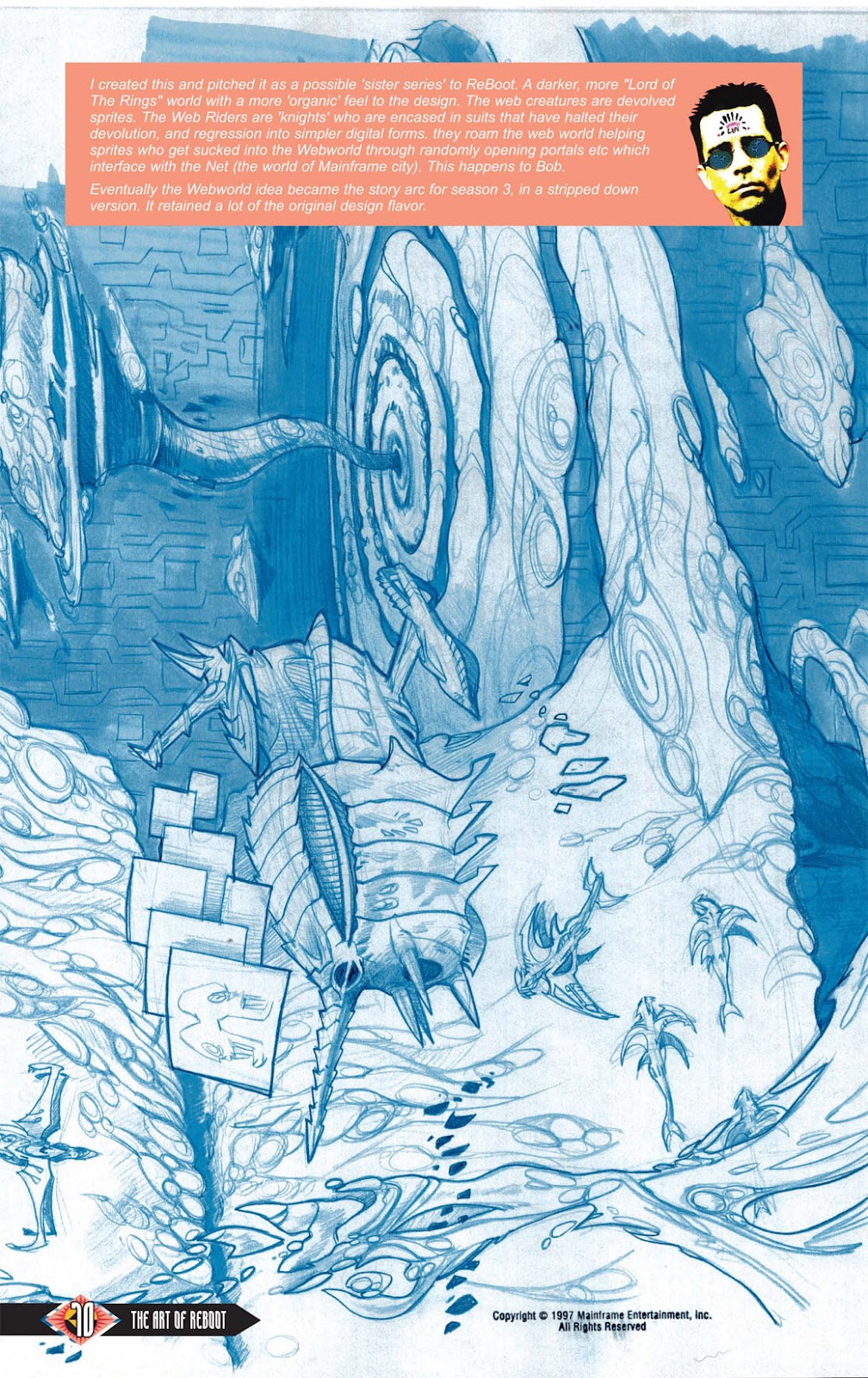 Read online The Art of Reboot comic - Issue # TPB