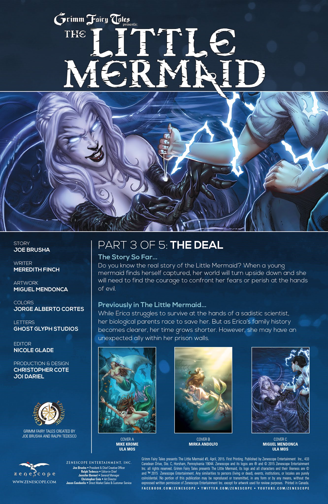 Read online Grimm Fairy Tales presents The Little Mermaid comic - Issue #3