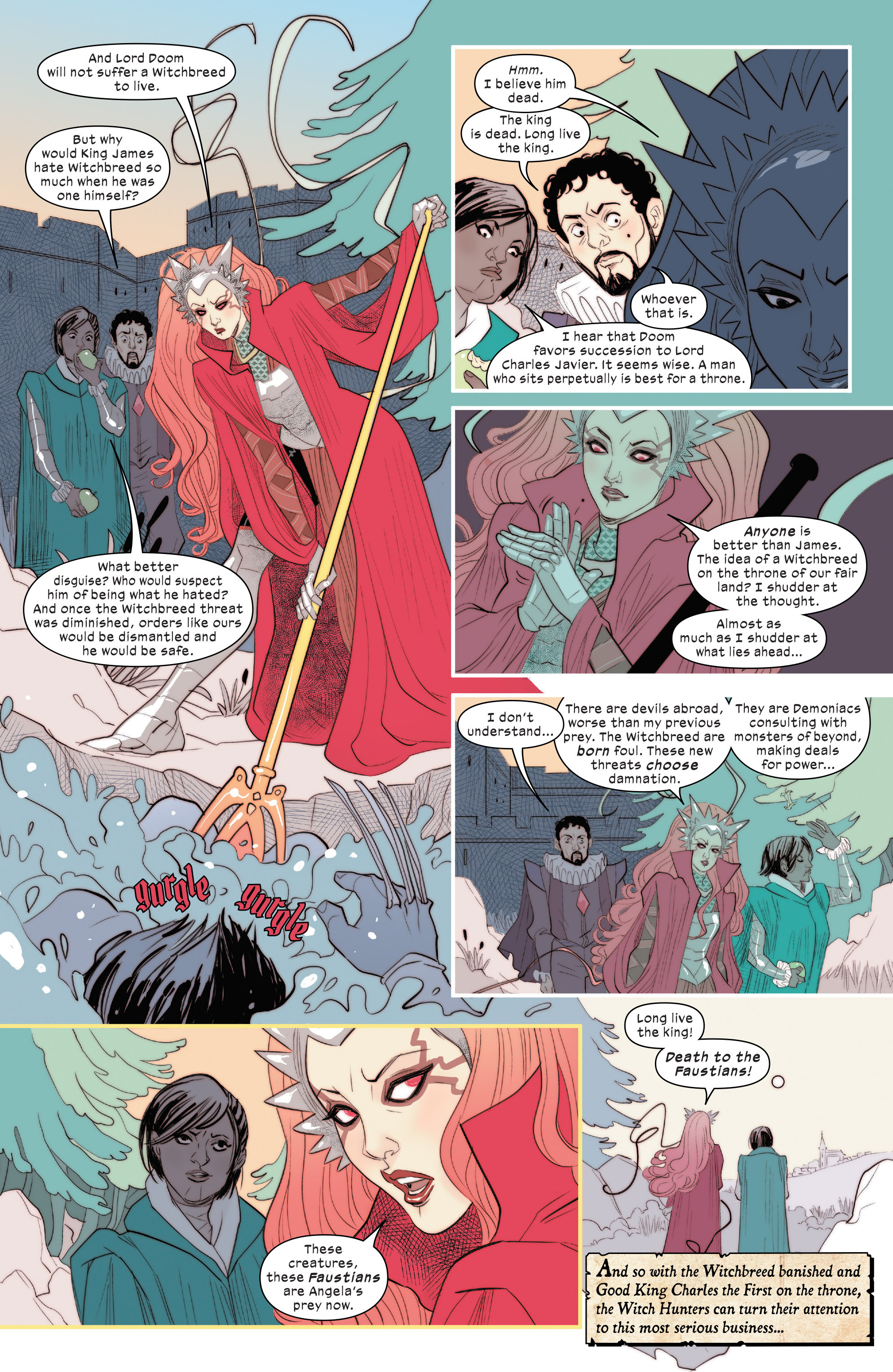 Read online 1602 Witch Hunter Angela comic - Issue #1