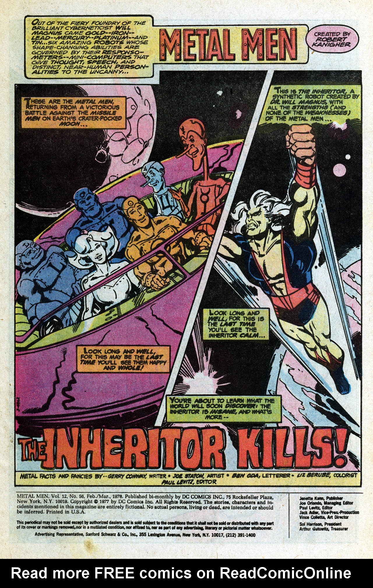 Read online Metal Men (1963) comic - Issue #56