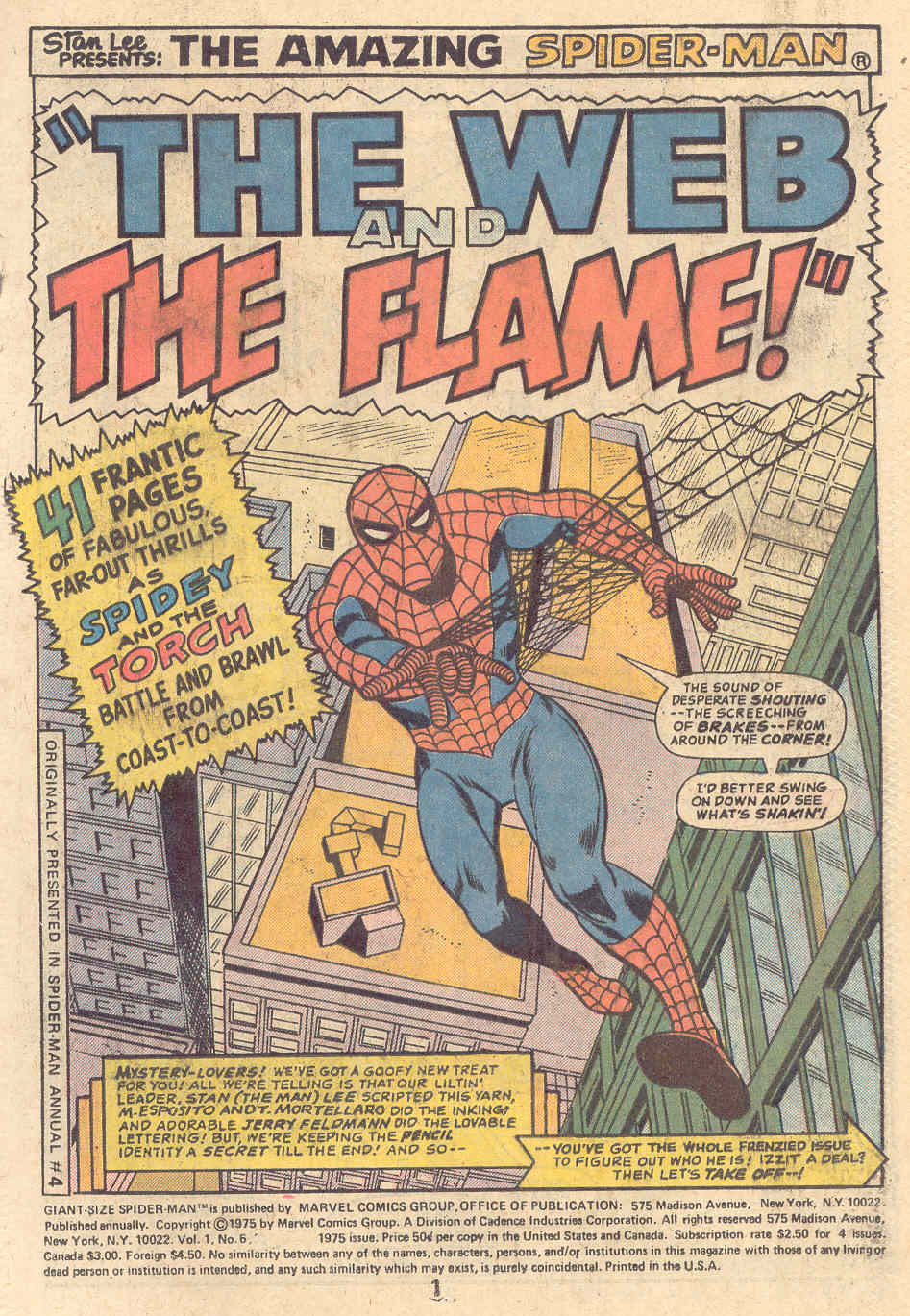 Read online Giant-Size Spider-Man comic - Issue #6