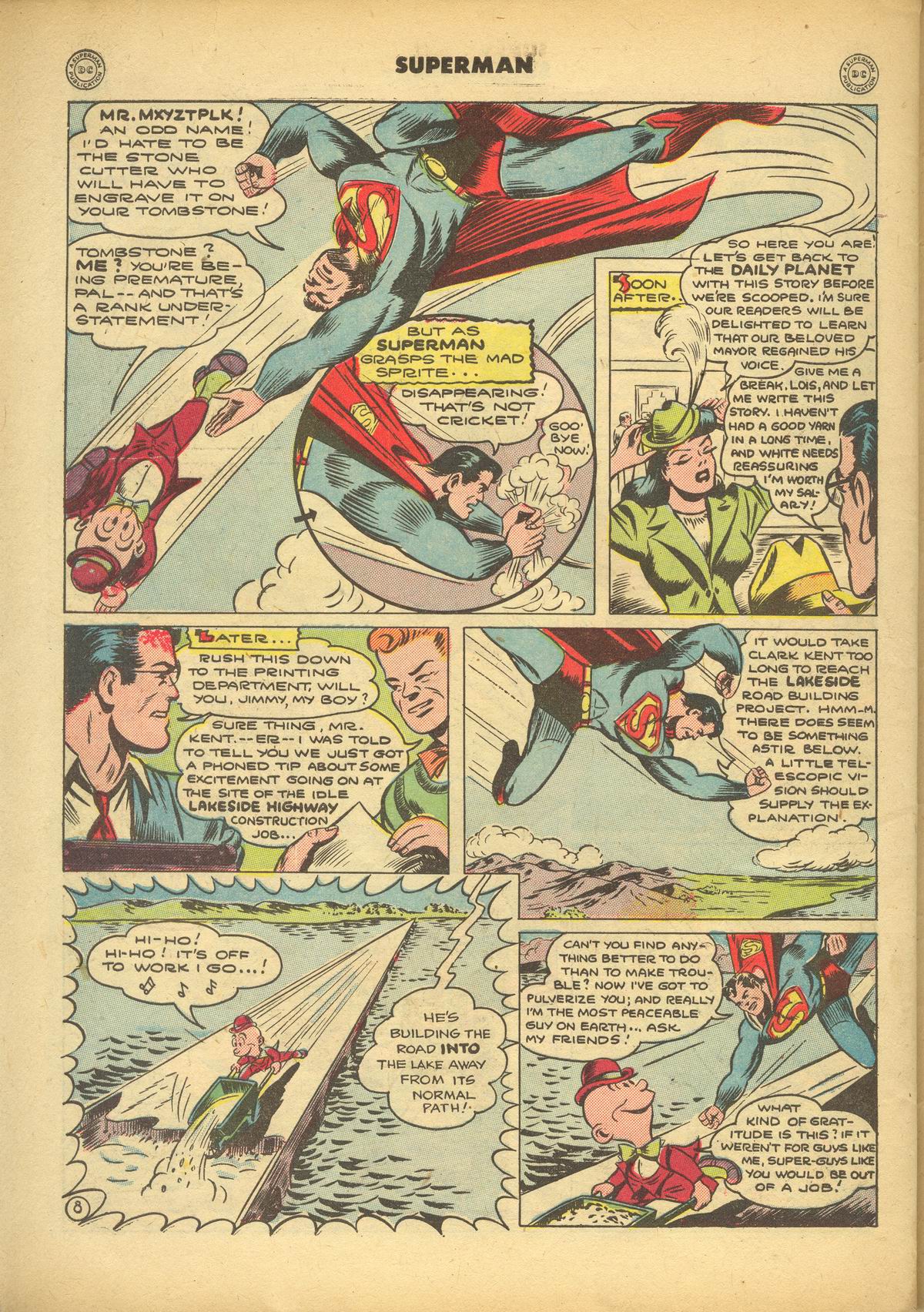 Read online Superman (1939) comic - Issue #30