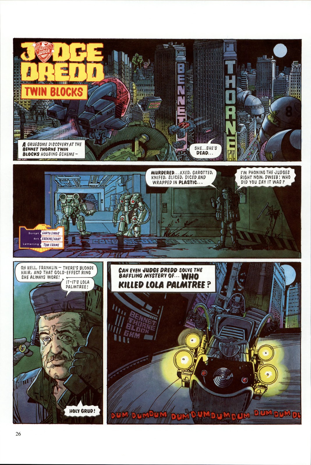 Read online Dredd Rules! comic - Issue #12