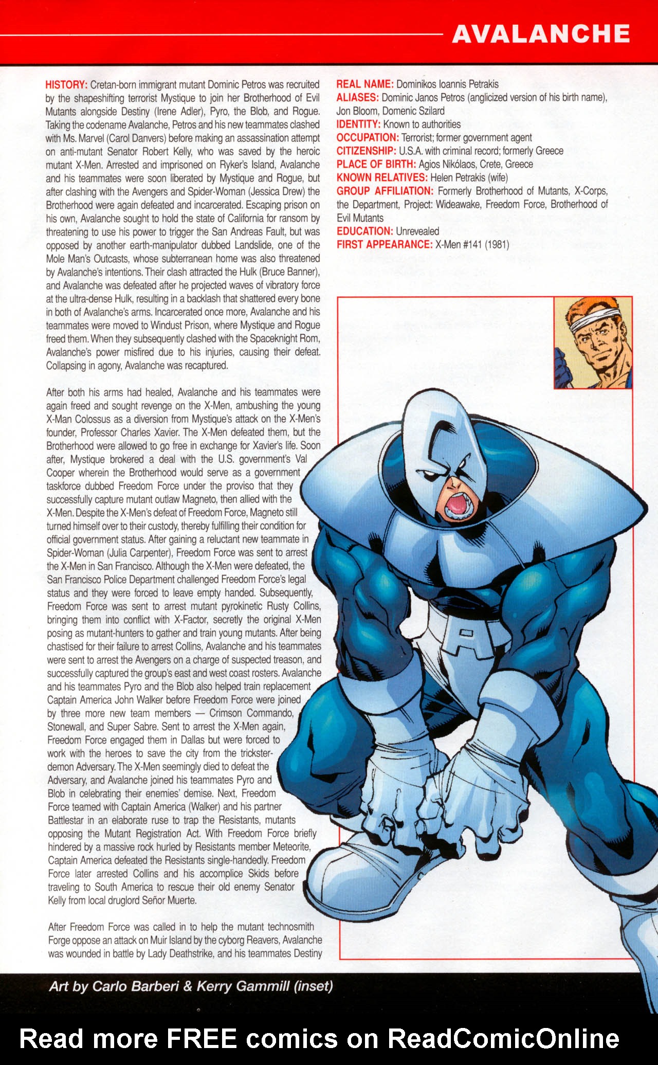 Read online All-New Official Handbook of the Marvel Universe A to Z ...