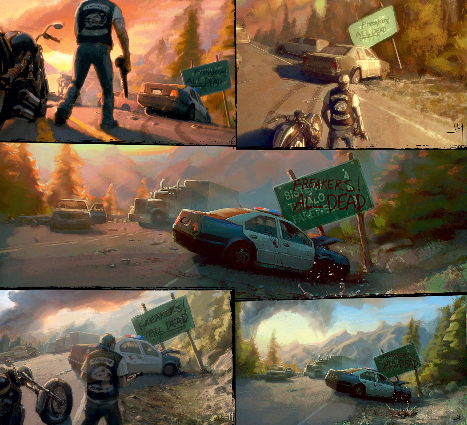 Read online The Art of Days Gone comic - Issue # TPB (Part 1)