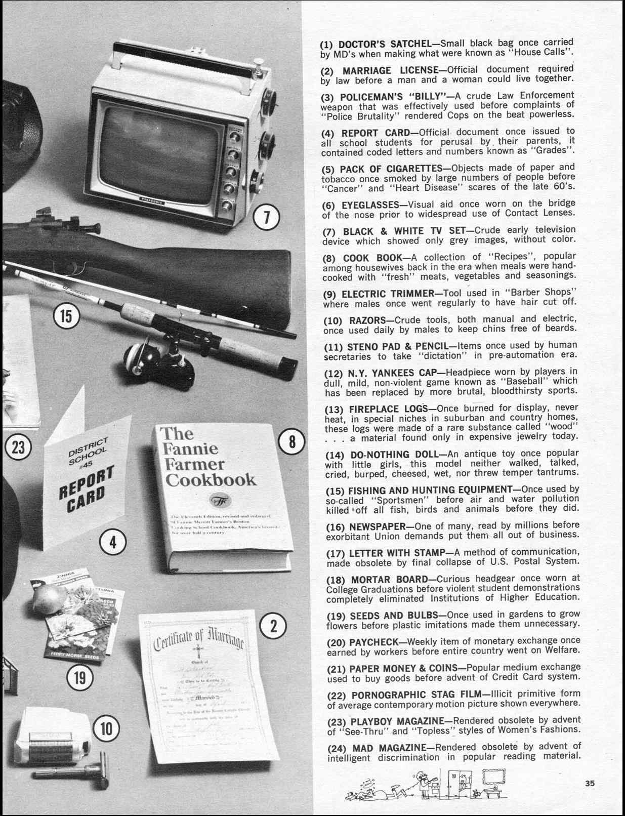 Read online MAD comic - Issue #133