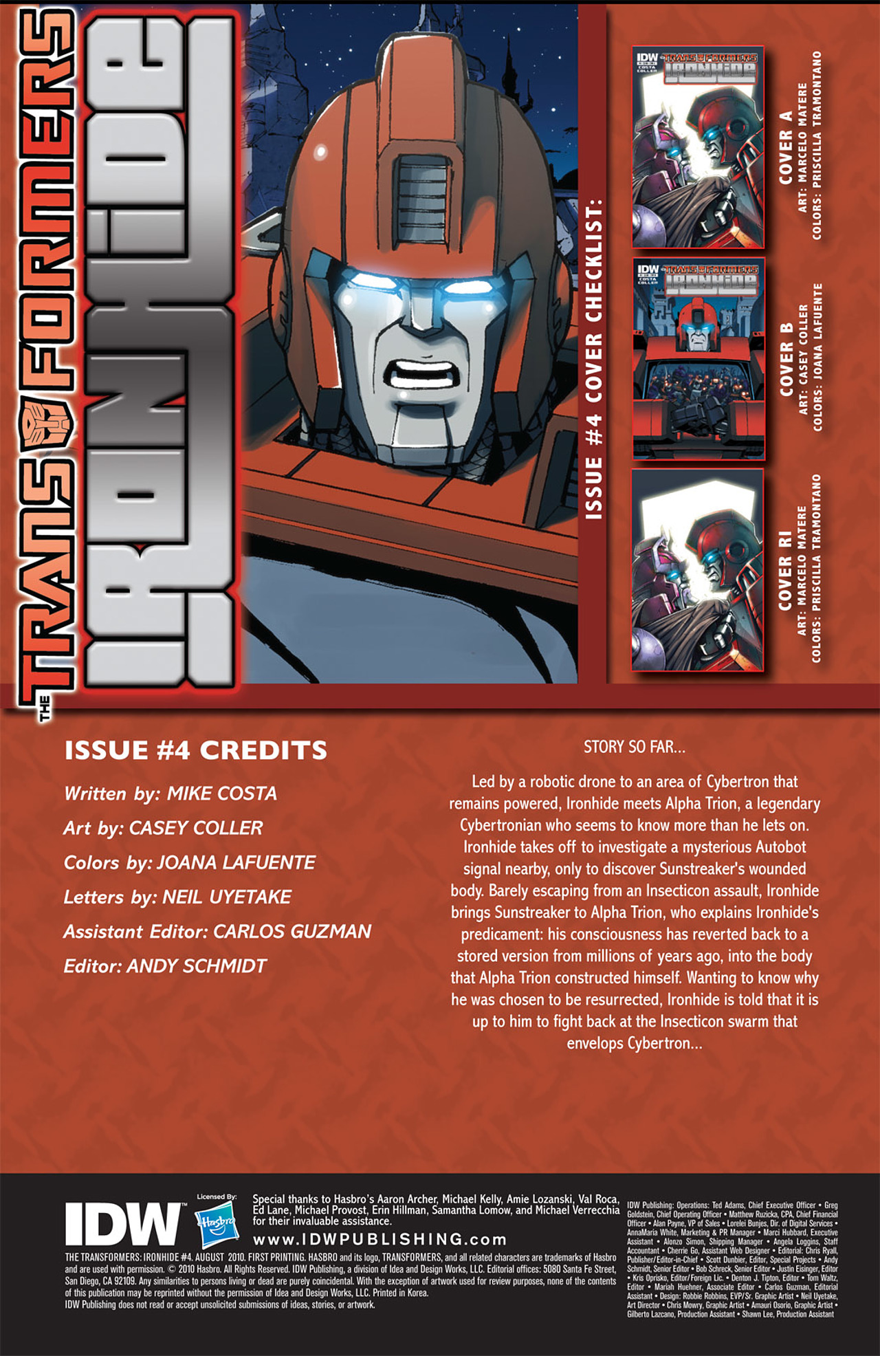 Read online The Transformers: Ironhide comic - Issue #4