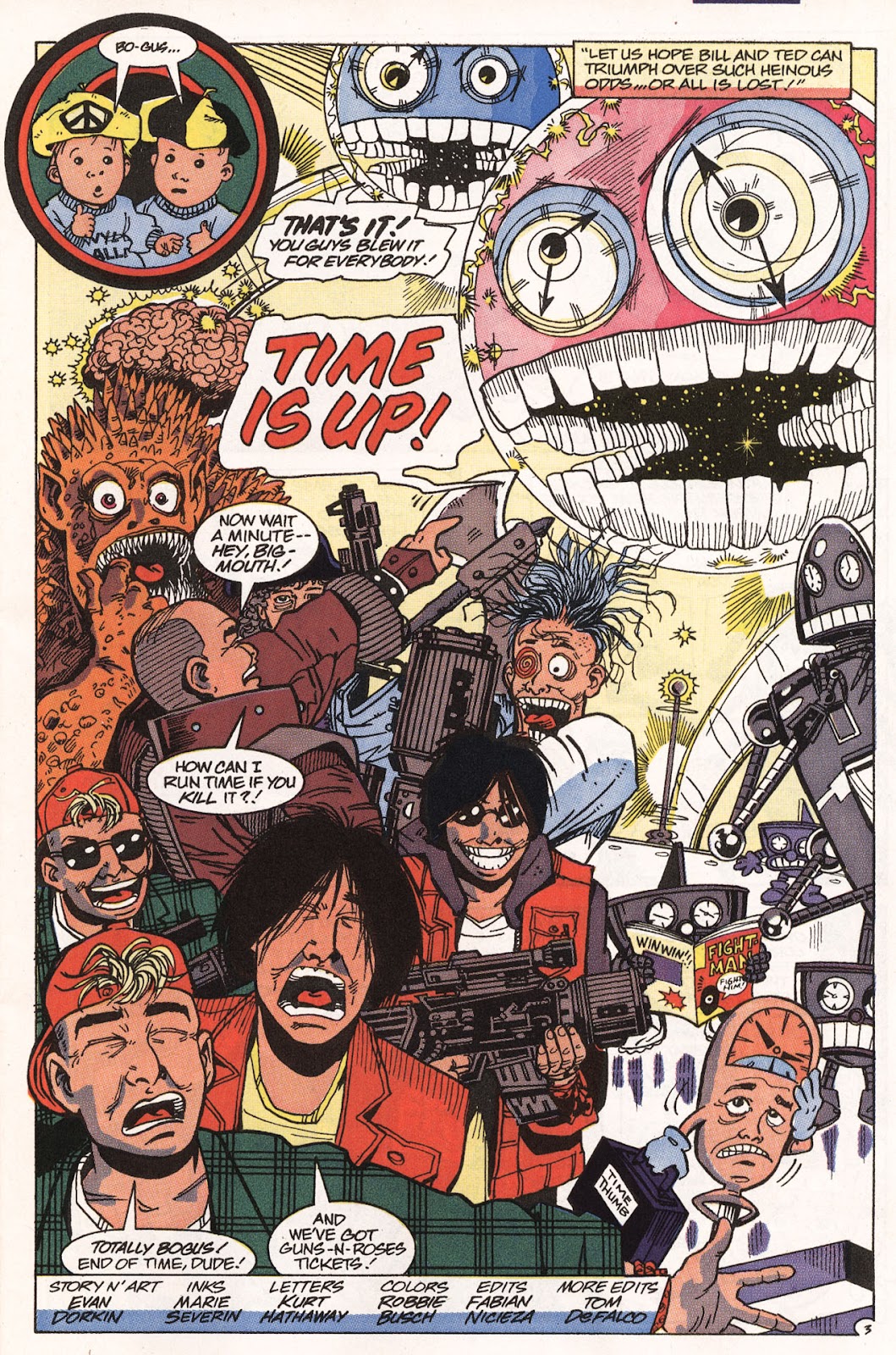 Read online Bill & Ted's Excellent Comic Book comic - Issue #7