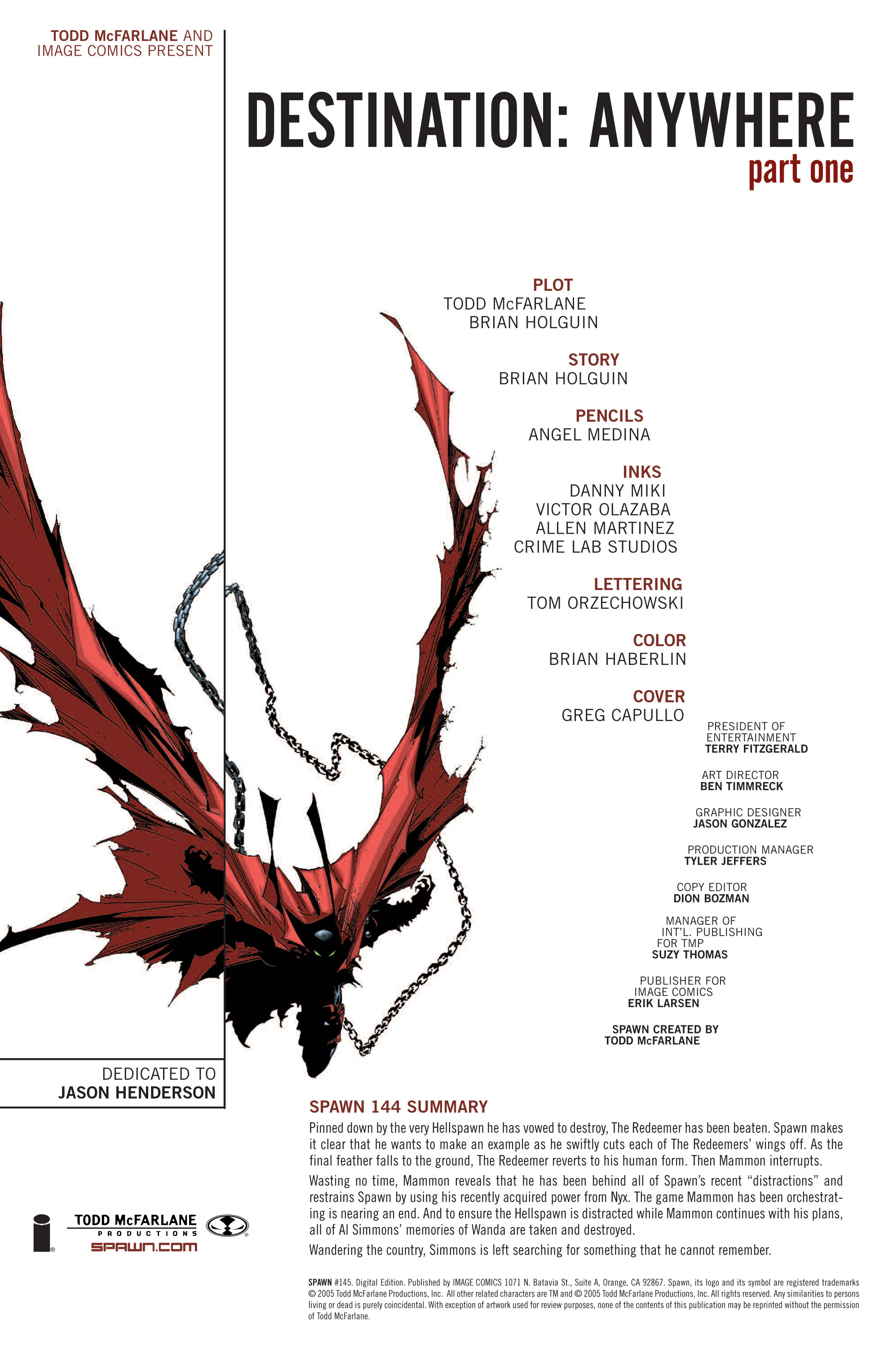 Read online Spawn comic - Issue #145