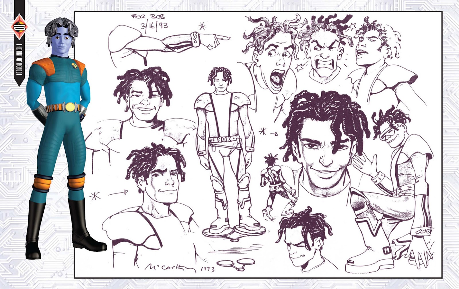 Read online The Art of Reboot comic - Issue # TPB