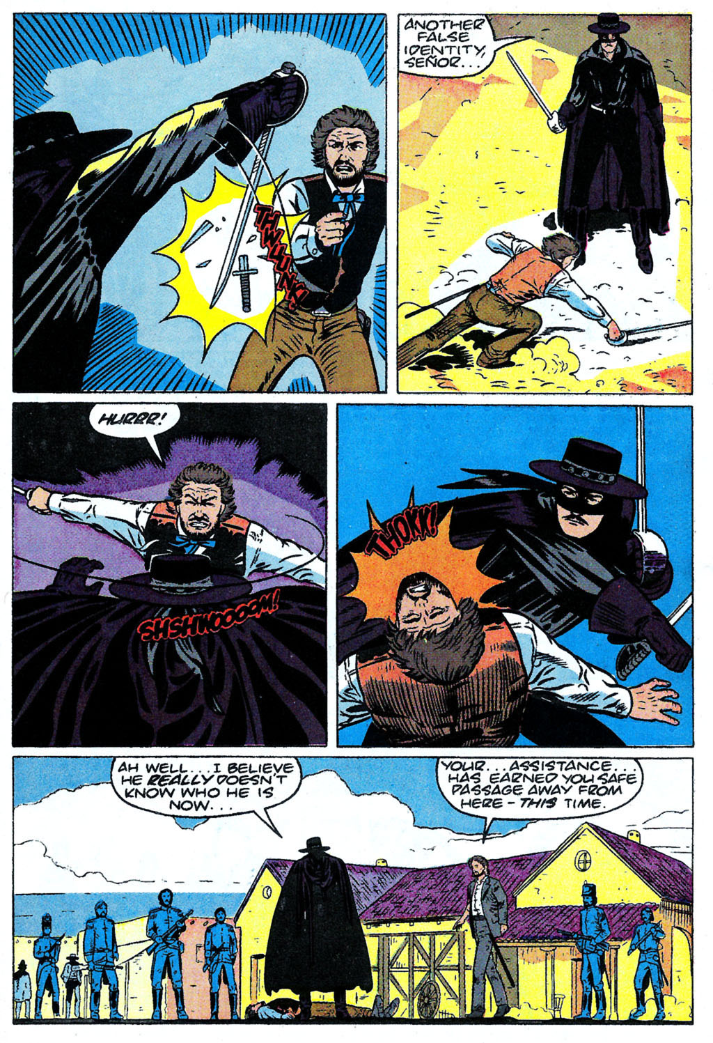 Read online Zorro (1990) comic - Issue #9