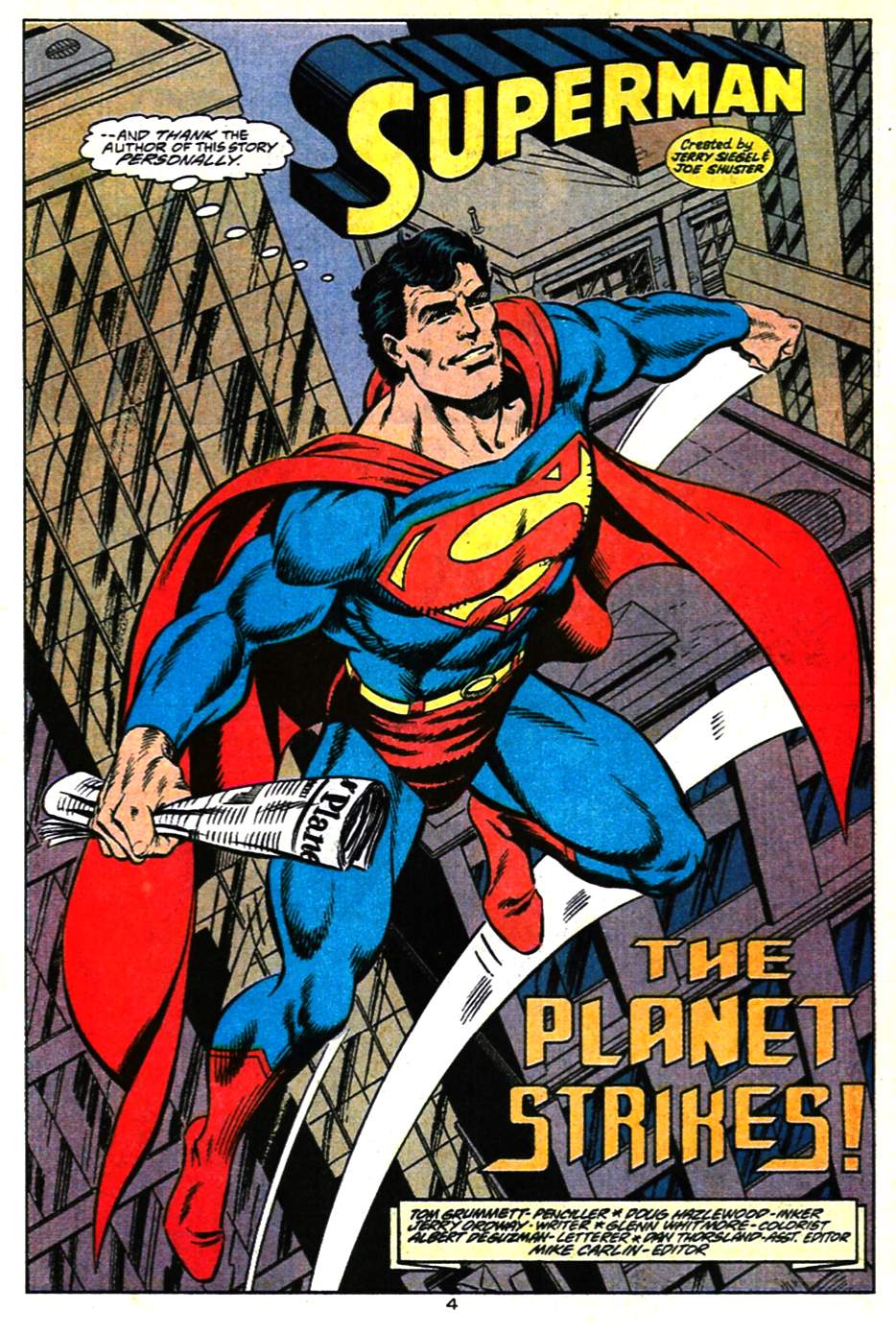 Read online Adventures of Superman (1987) comic - Issue #482 Read online Adventures of Superman (1987) comic - Issue #482