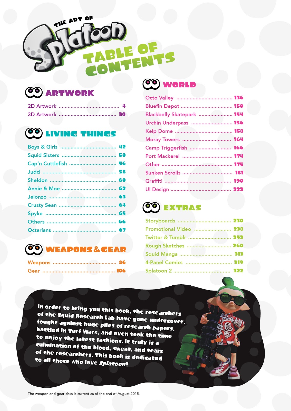 Read online The Art of Splatoon comic - Issue # TPB (Part 1)