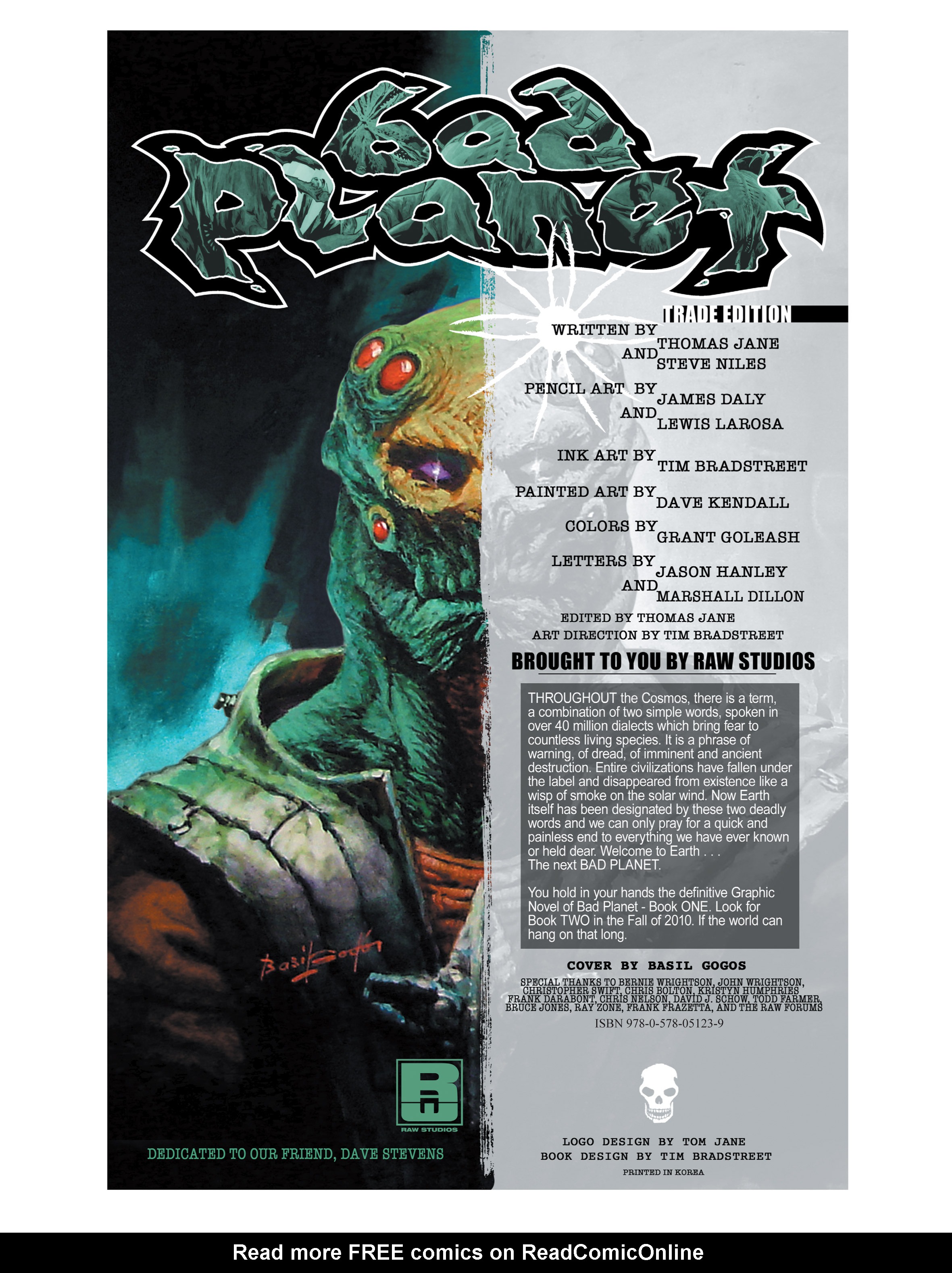 Read online Bad Planet comic - Issue # TPB