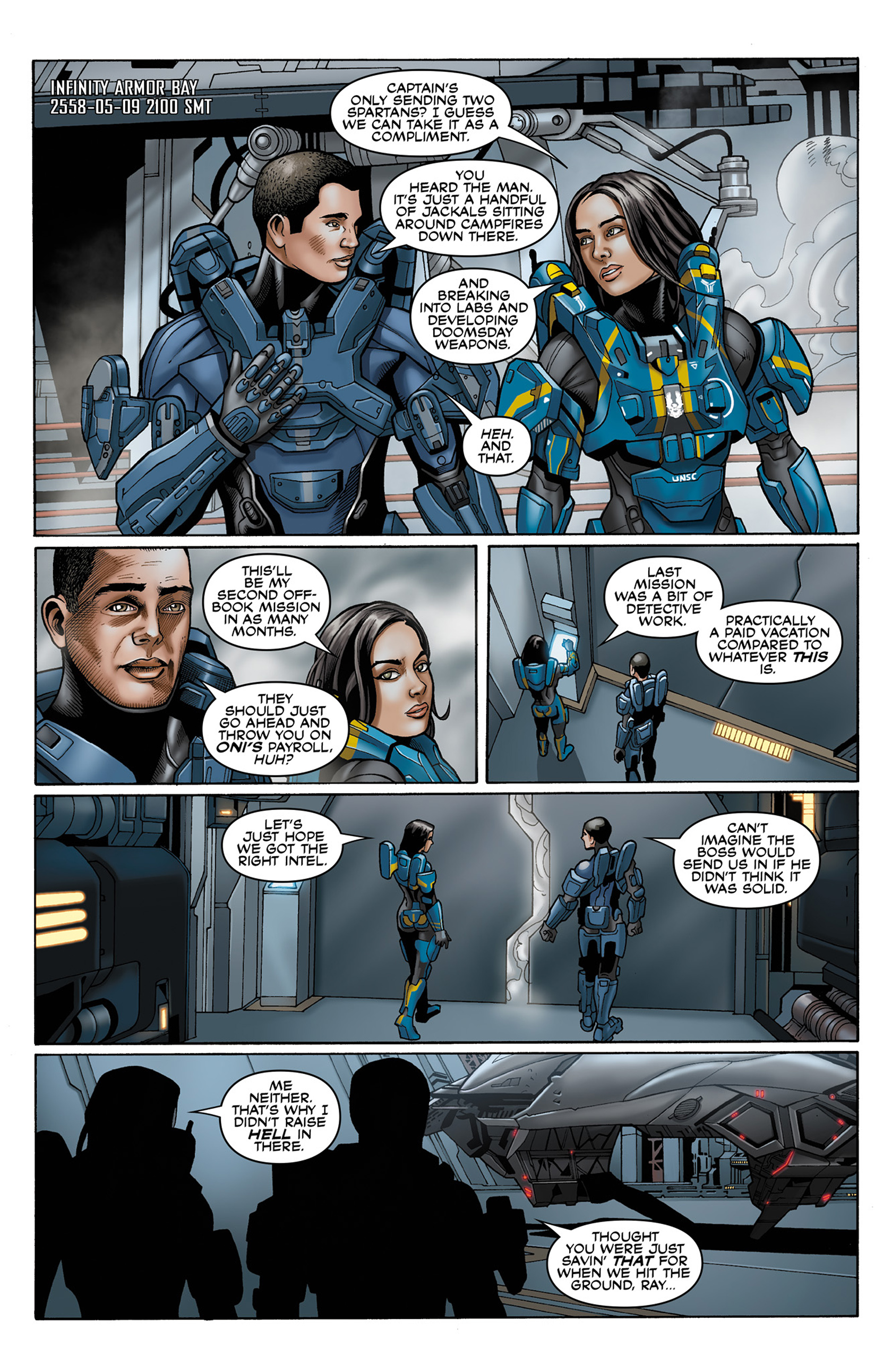 Read online Halo: Escalation comic - Issue #11