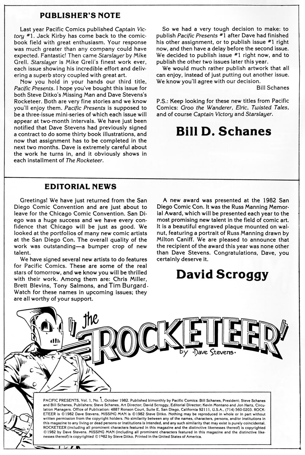 Read online Pacific Presents comic - Issue #1