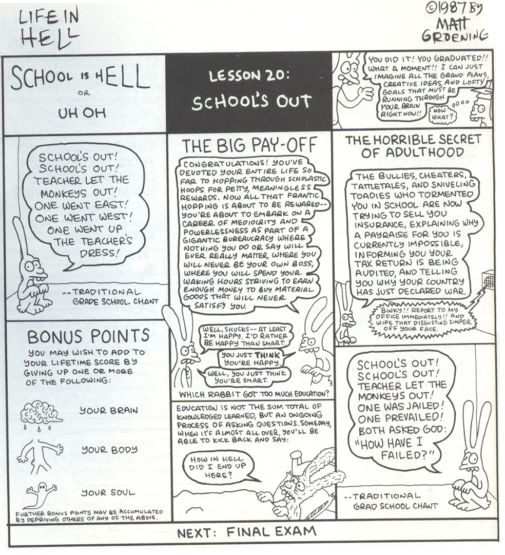 Life In Hell TPB School Is Hell | Read All Comics Online